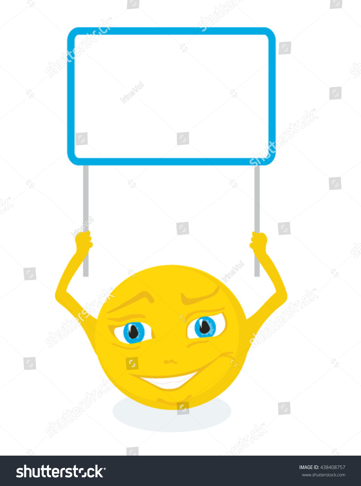 Smiley Sign Stock Vector (Royalty Free) 438408757