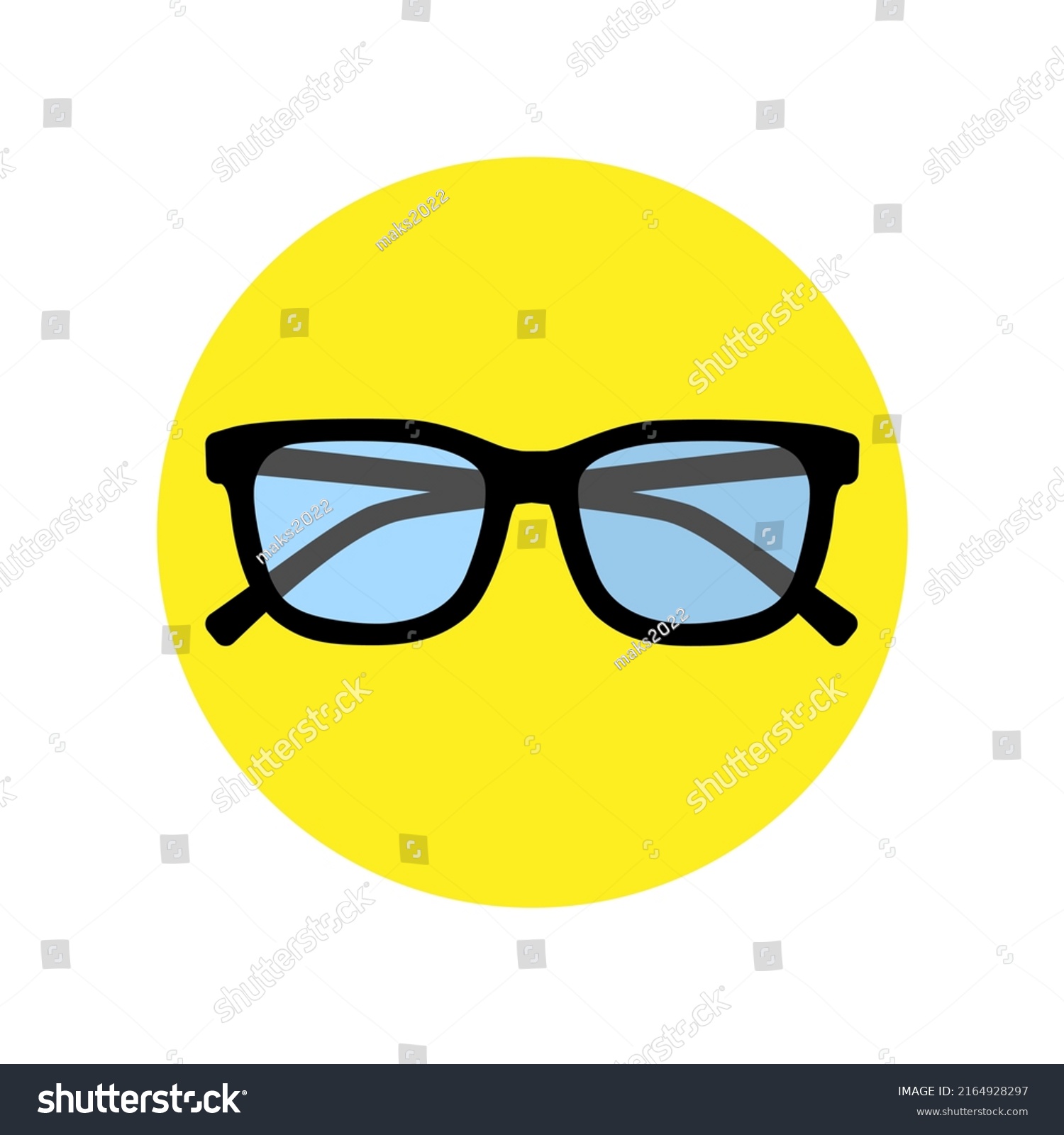 Smiley Glasses Vector Illustration Stock Vector (Royalty Free ...