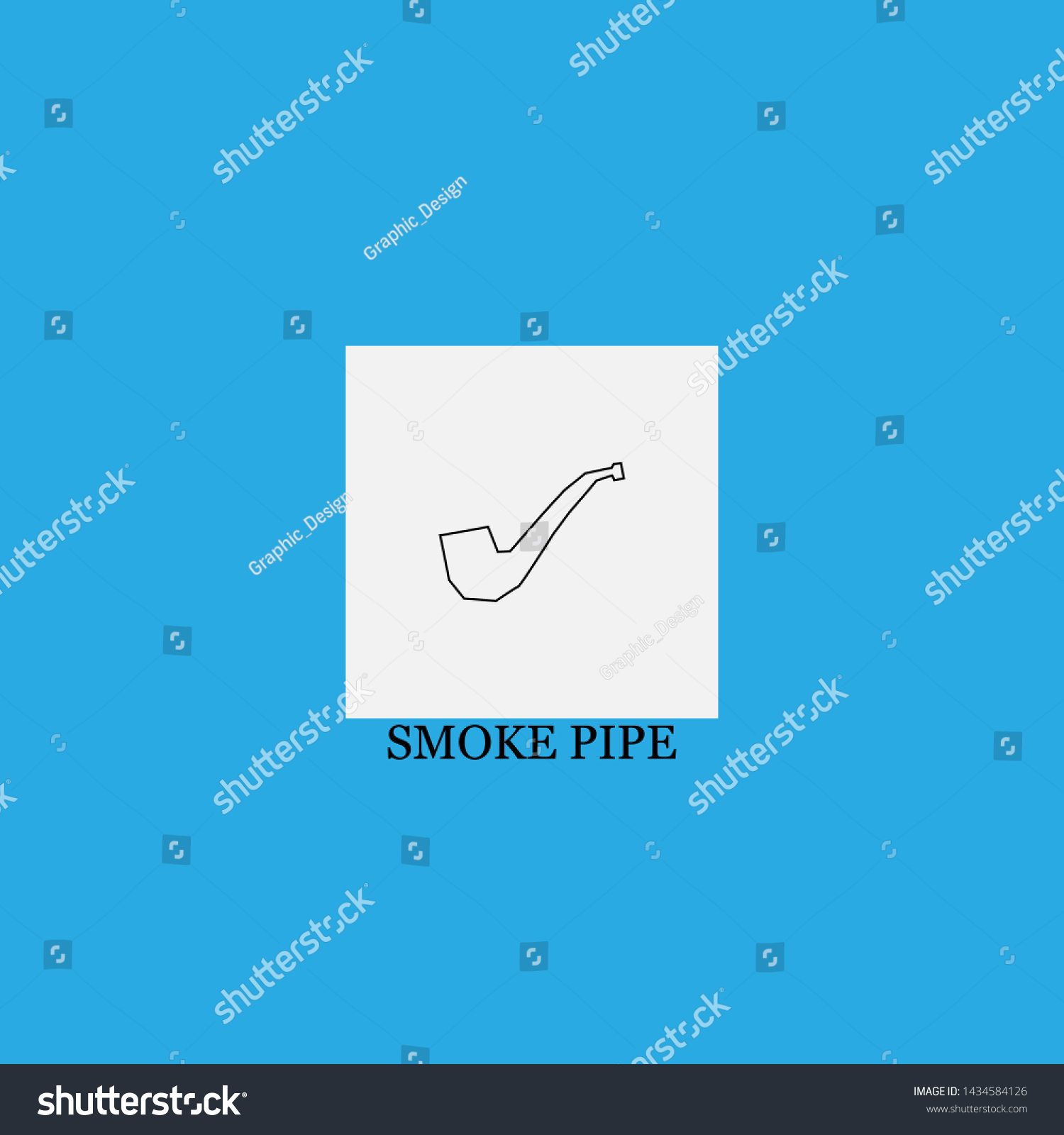 Smoke Pipe Icon Sign Signifier Vector Stock Vector (Royalty Free ...