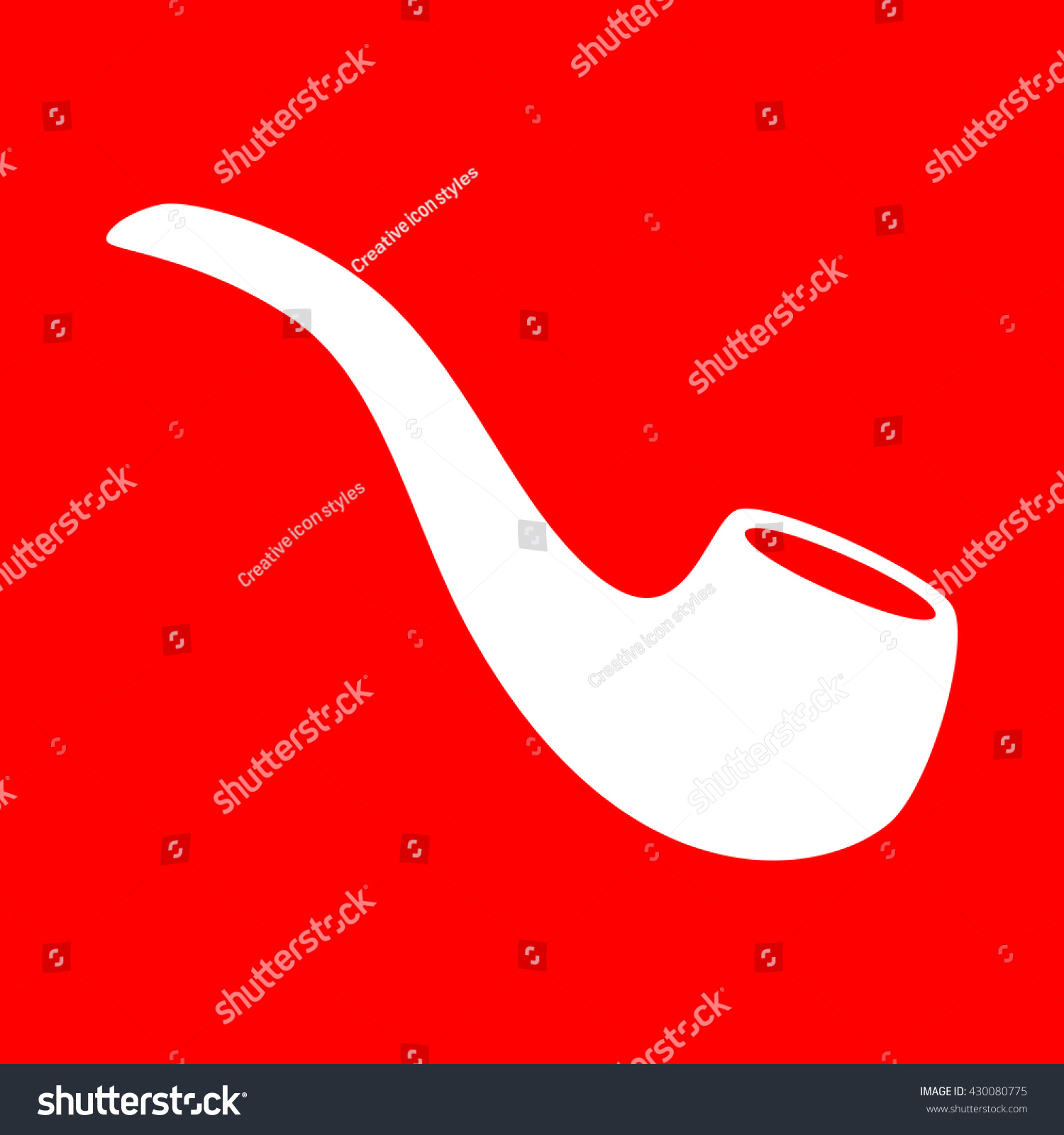 Smoke Pipe Sign Stock Vector (Royalty Free) 430080775 | Shutterstock