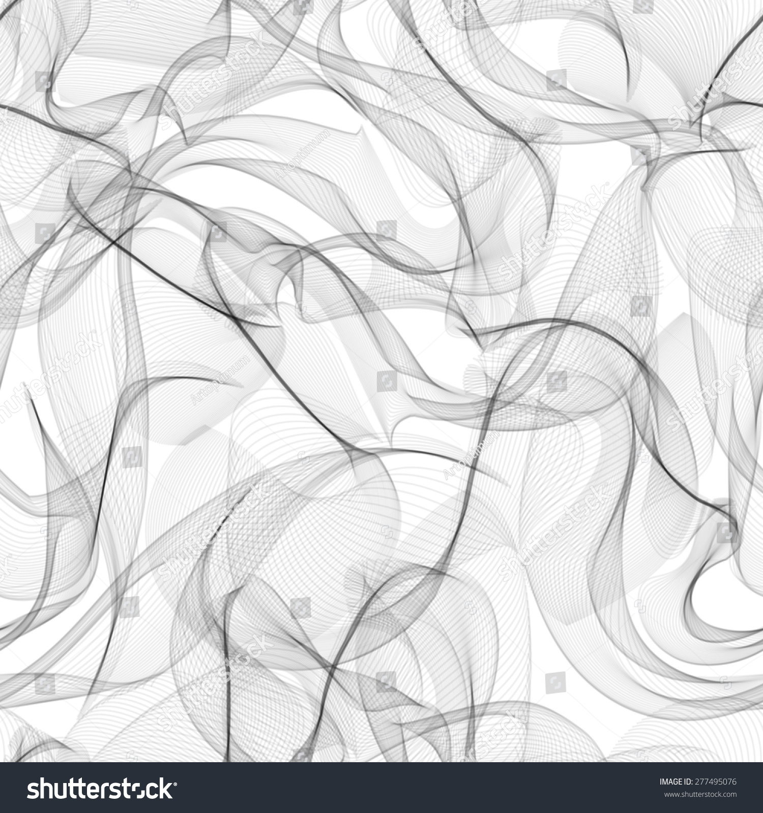 Smoke Seamless Texture On White Background Stock Vector (Royalty Free ...
