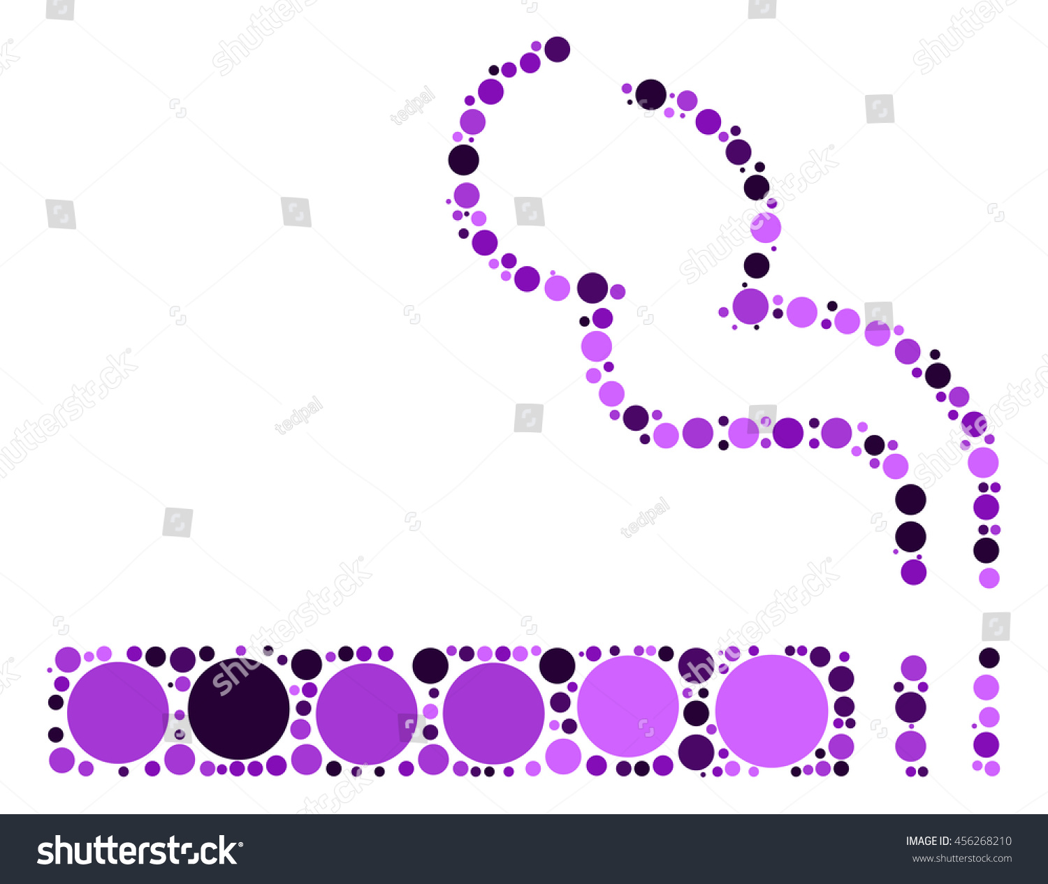 Smoke Shape Vector Design By Color Stock Vector (Royalty Free ...
