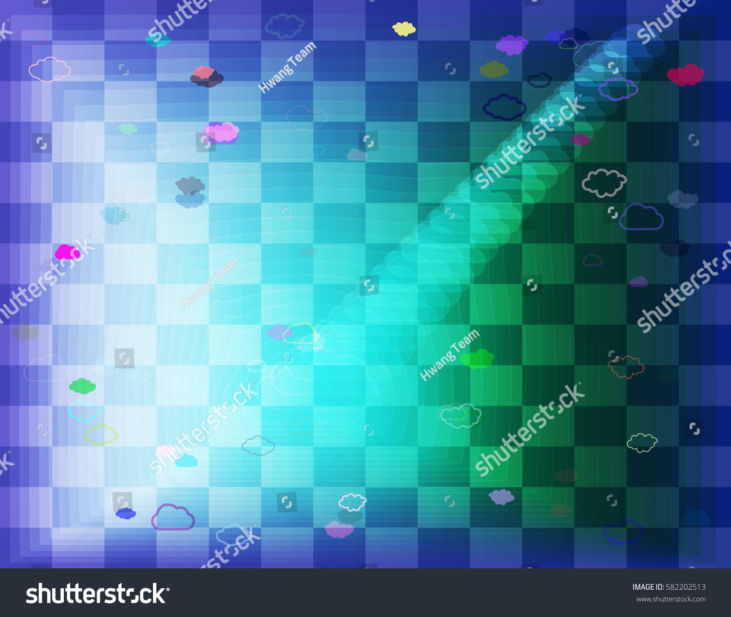 Smoke Template Background Stock Vector (Royalty Free) 582202513 ...