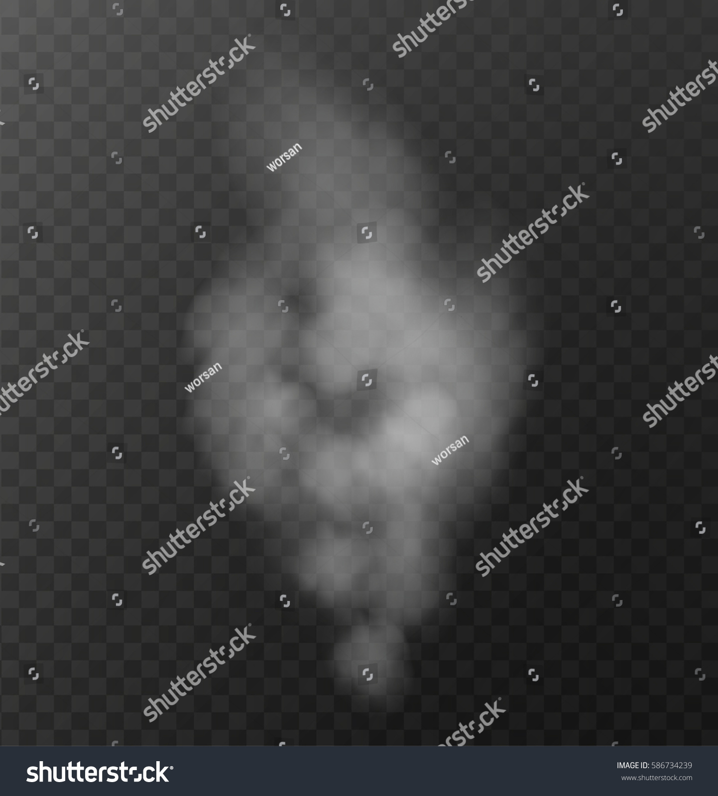 Smoke Vectors On Transparent Background: เวกเตอร์สต็อก (ปลอดค่า ...