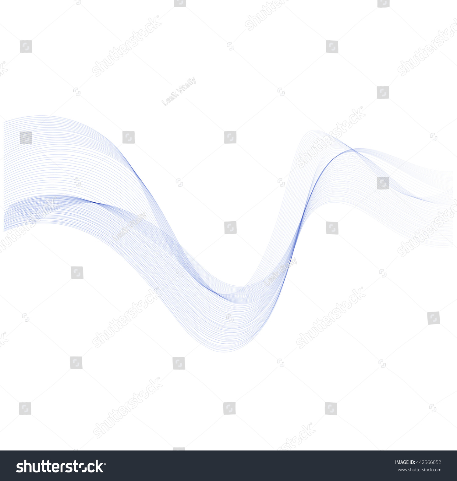 Smoke Waves Vector Illustration Stock Vector (Royalty Free) 442566052 ...