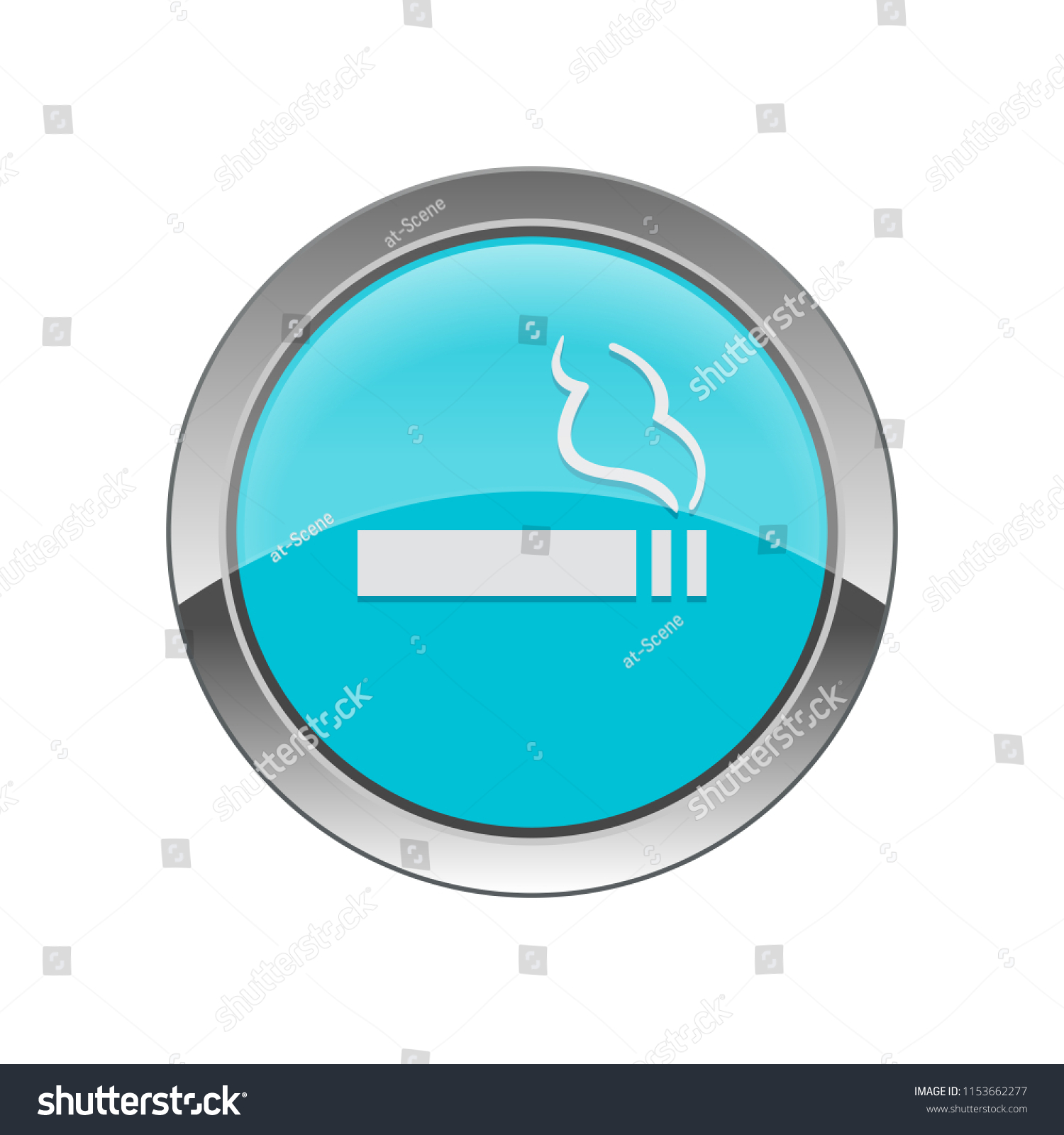 Smoking App Icon Stock Vector (Royalty Free) 1153662277 | Shutterstock