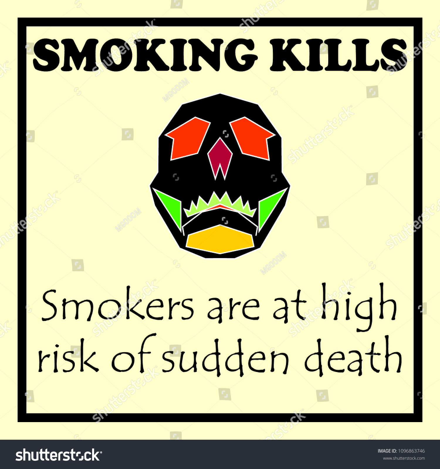 Smoking Kills Vector Illustration Stock Vector (Royalty Free ...