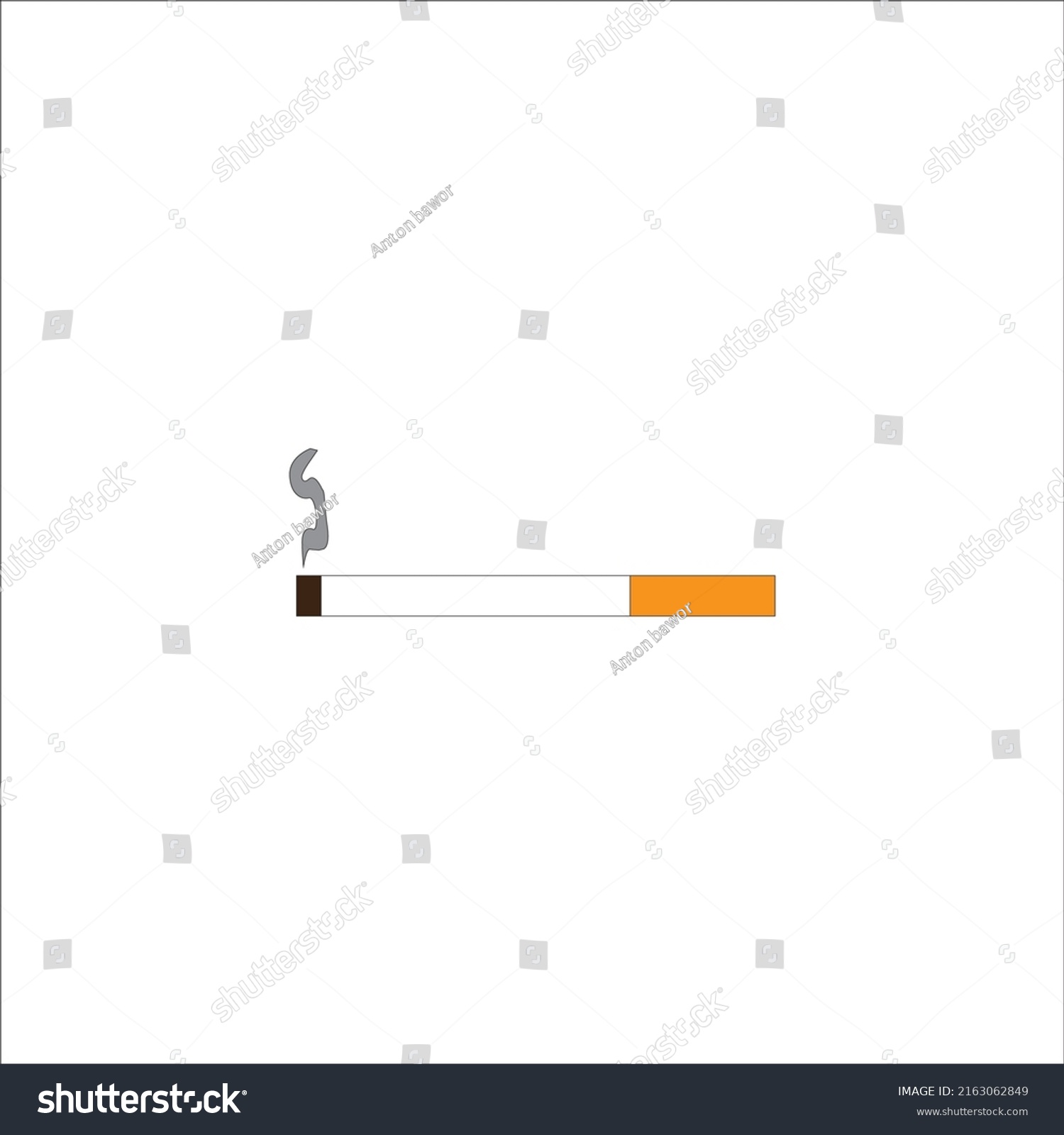Smoking Logo Icon Vector Design Template Stock Vector (Royalty Free ...