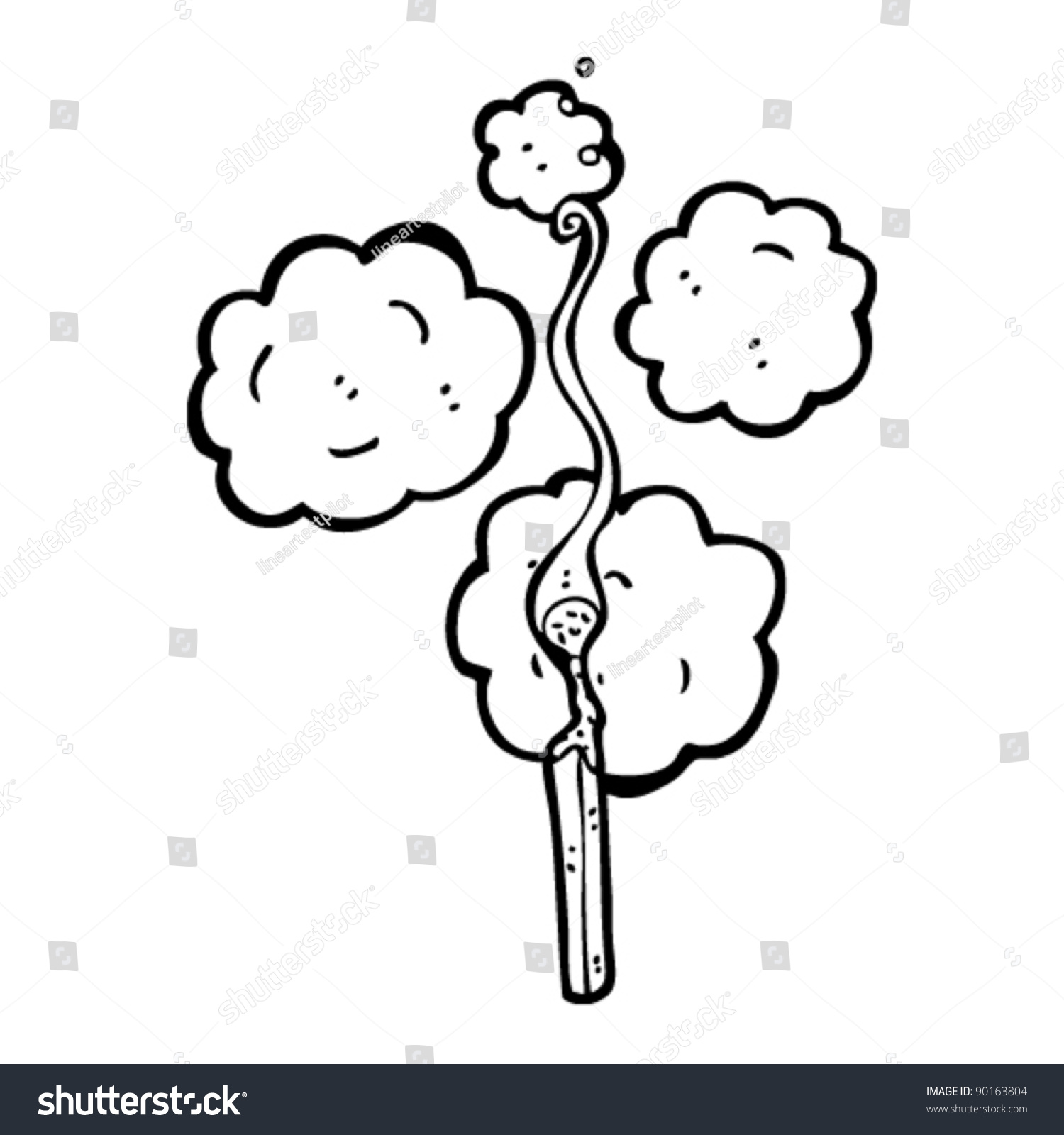 Smoking Match Cartoon Stock Vector (Royalty Free) 90163804 | Shutterstock
