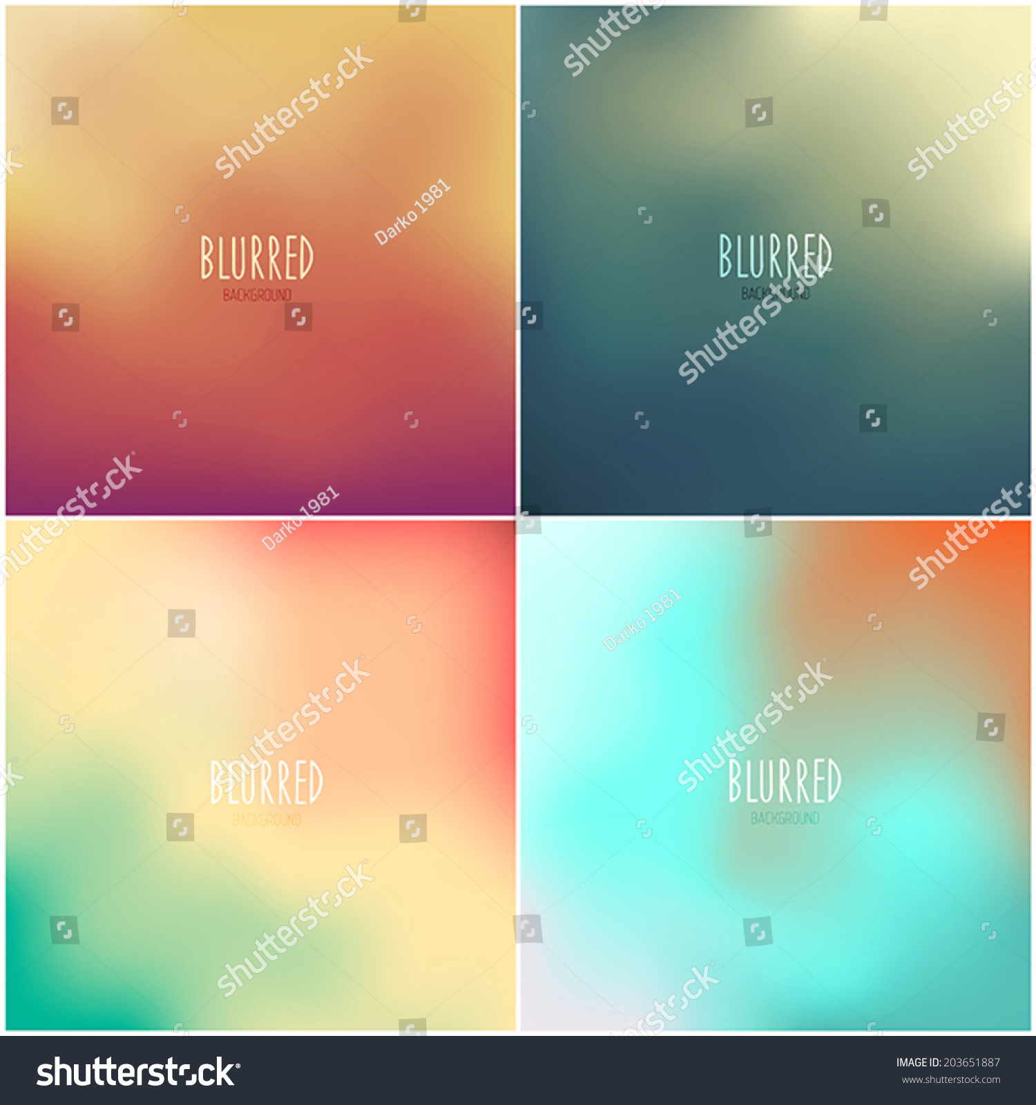 Smooth Colorful Background Collection Vector Stock Vector (Royalty Free ...