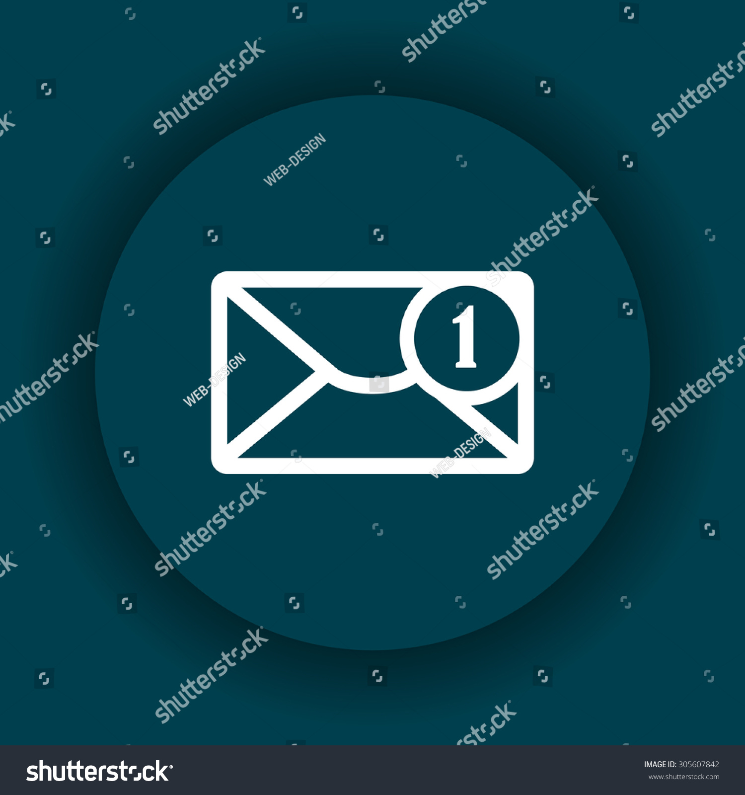 Sms Messages Icon Vector Design Stock Vector (Royalty Free) 305607842 ...
