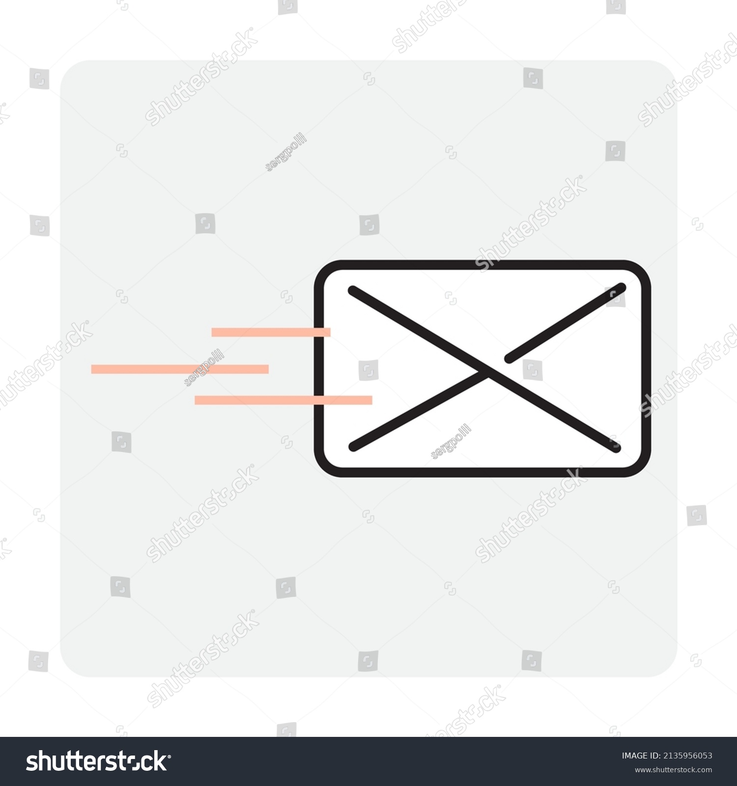 Sms String Flat Style Envelope Vector Stock Vector (Royalty Free ...