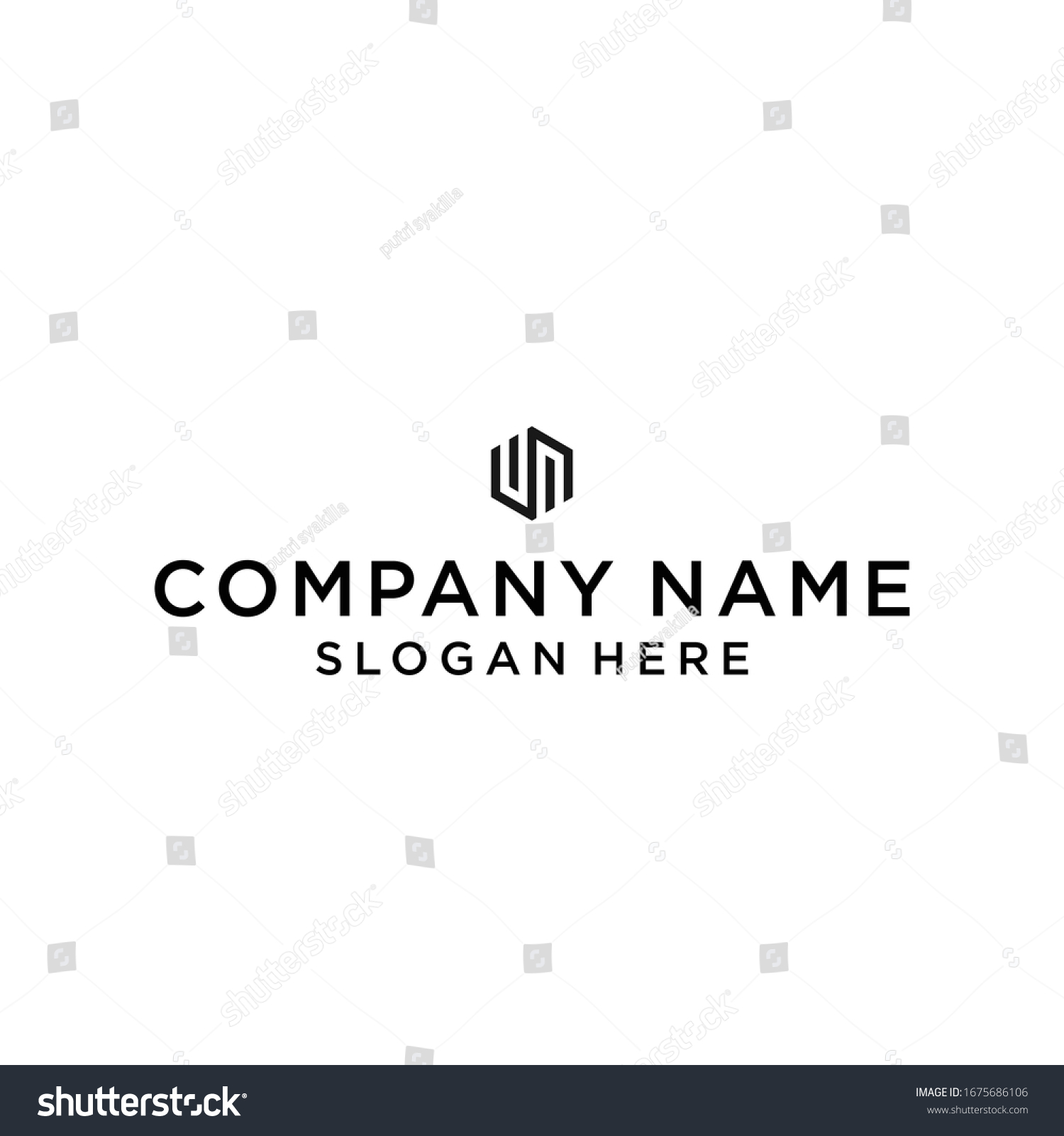 Sn Logo Icon Design Vector Stock Vector (Royalty Free) 1675686106