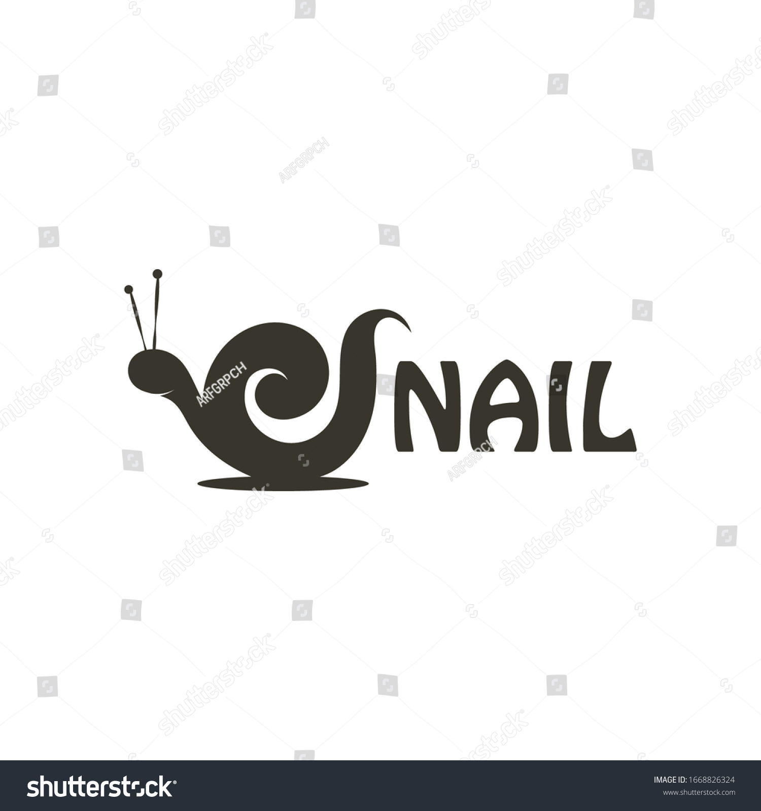 Snail Logo Creative Modern Design Inspiration: เวกเตอร์สต็อก (ปลอดค่า ...