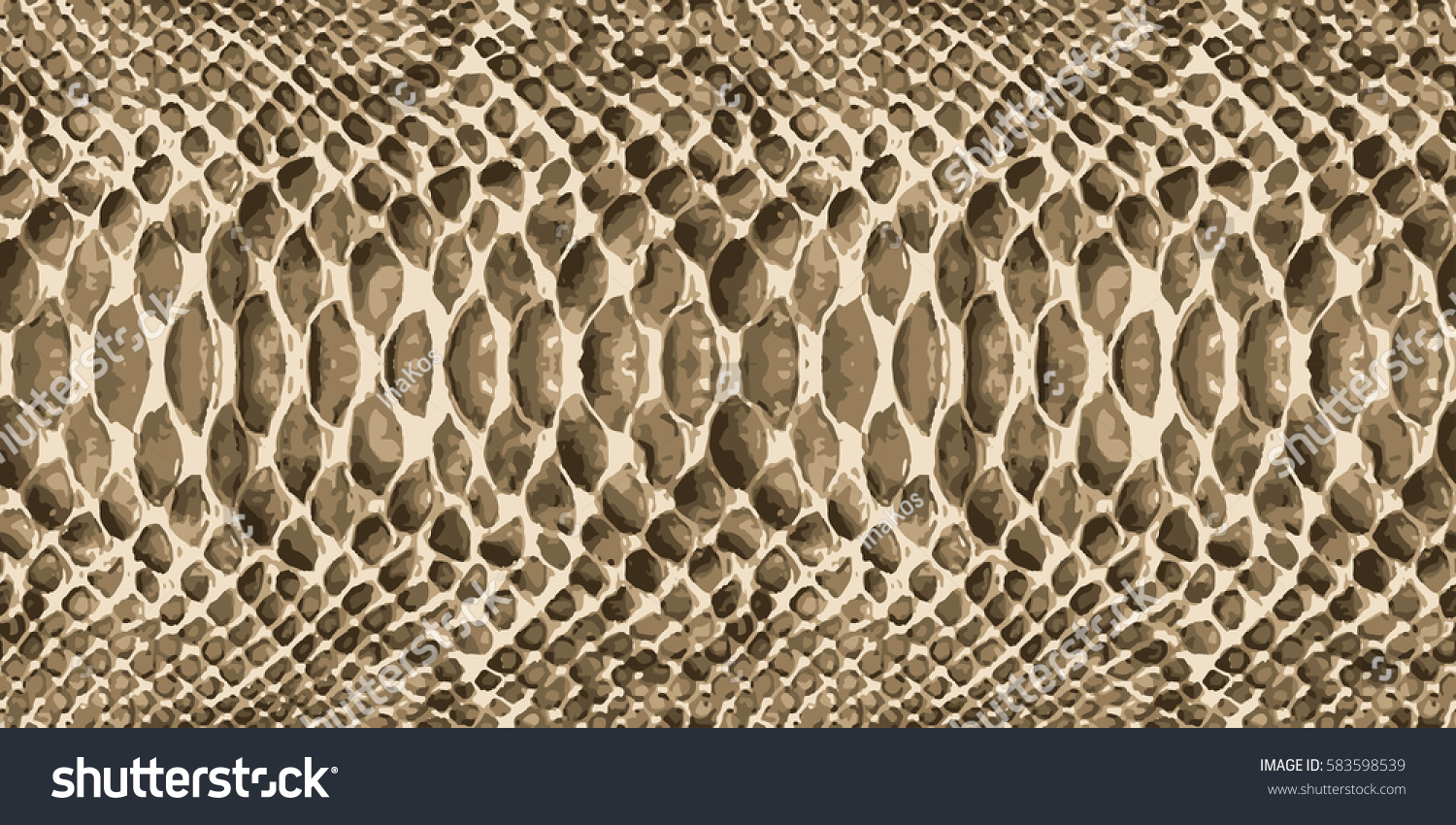 Snake Skin Pattern Texture Repeating Seamless Stock Vector (Royalty ...