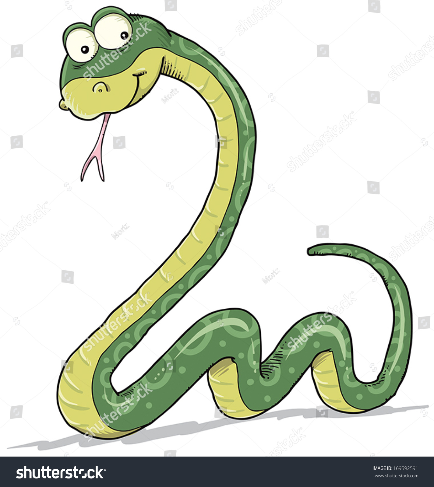 Snake Smile Stock Vector (Royalty Free) 169592591