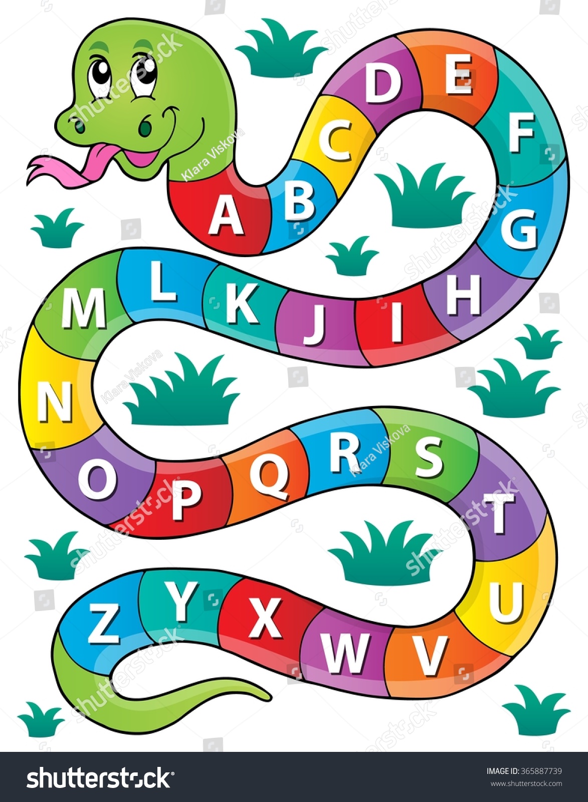 Snake Alphabet Theme Image 1 Eps10: เวกเตอร์สต็อก (ปลอดค่าลิขสิทธิ์ ...