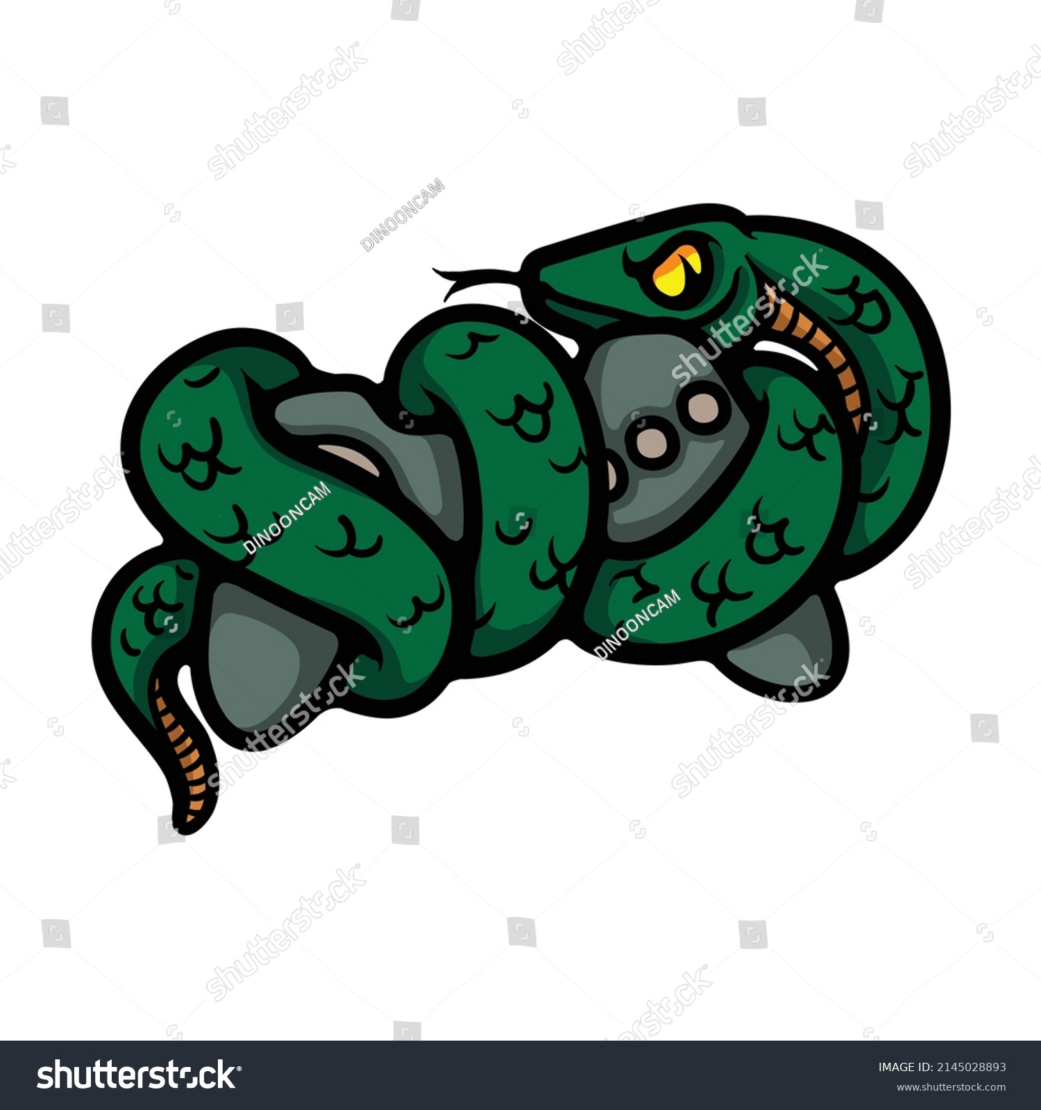 Snake Game Controller Cartoon Vector Illustration Stock Vector (Royalty ...