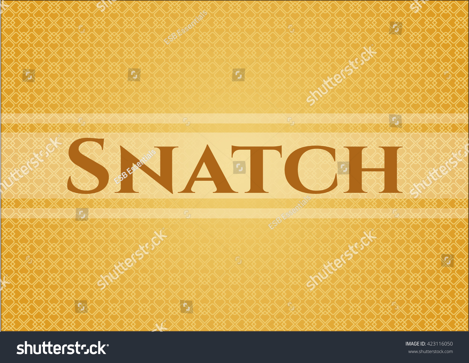 Snatch Card Nice Design Stock Vector (Royalty Free) 423116050
