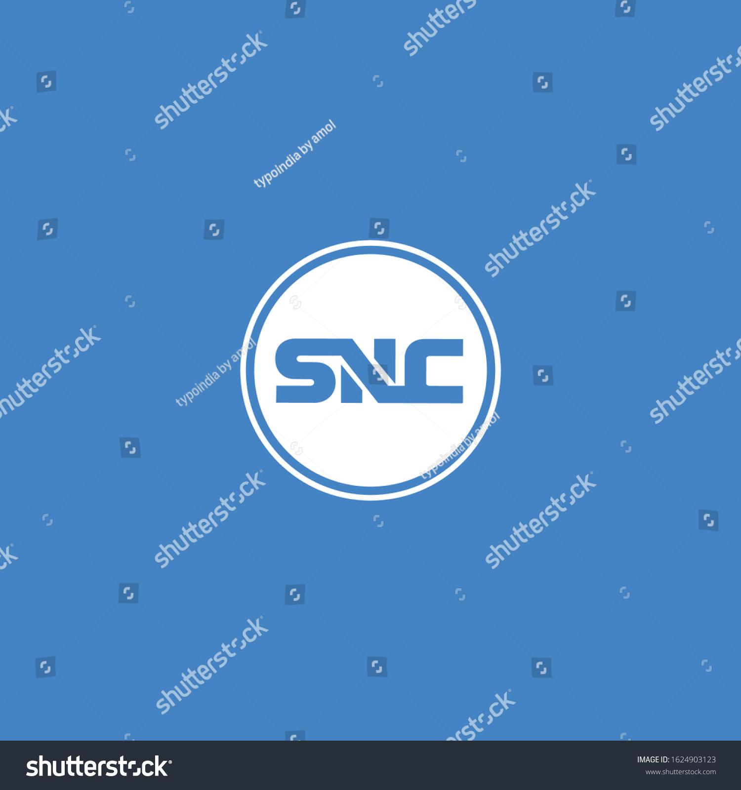Snc Logo Name Stock Vector (Royalty Free) 1624903123