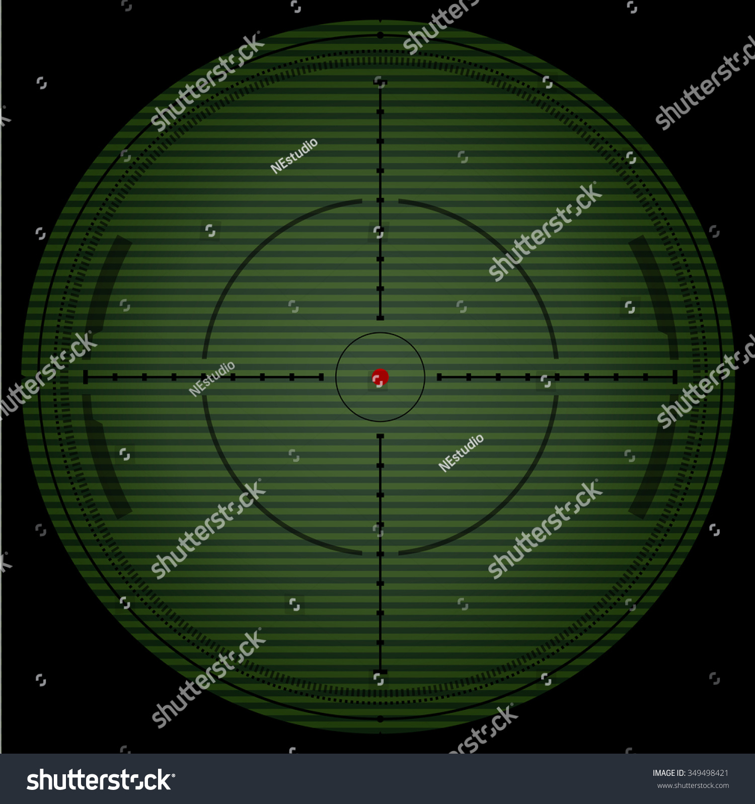 Sniper Scope Night Vision Vector: เวกเตอร์สต็อก (ปลอดค่าลิขสิทธิ์ ...