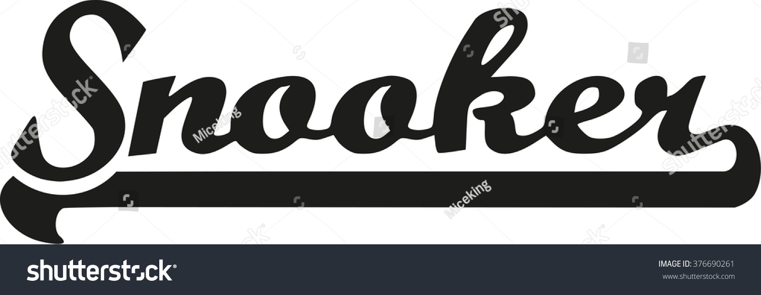 Snooker Word Retro Stock Vector (Royalty Free) 376690261 | Shutterstock