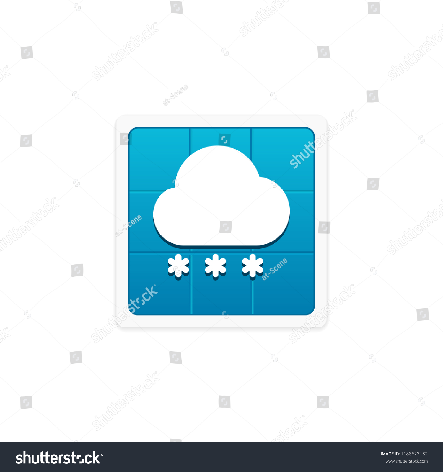 Snow App Icon Stock Vector (Royalty Free) 1188623182 | Shutterstock