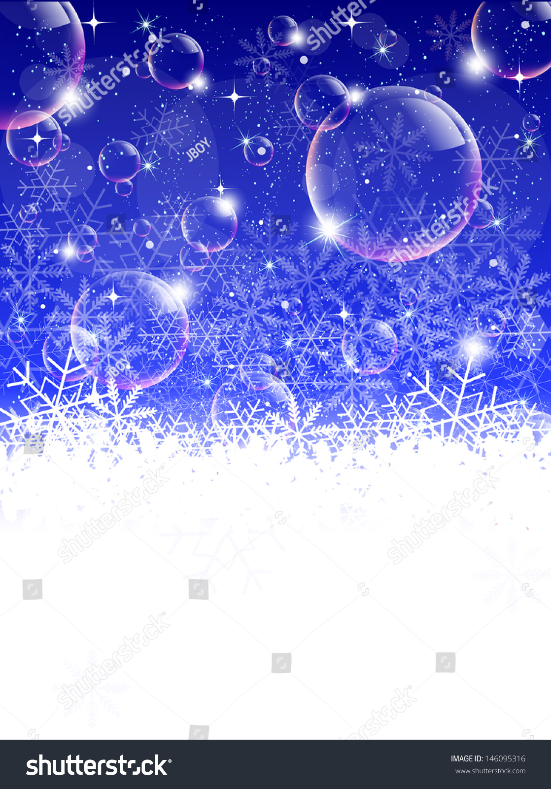 Snow Background Blue Stock Vector (Royalty Free) 146095316