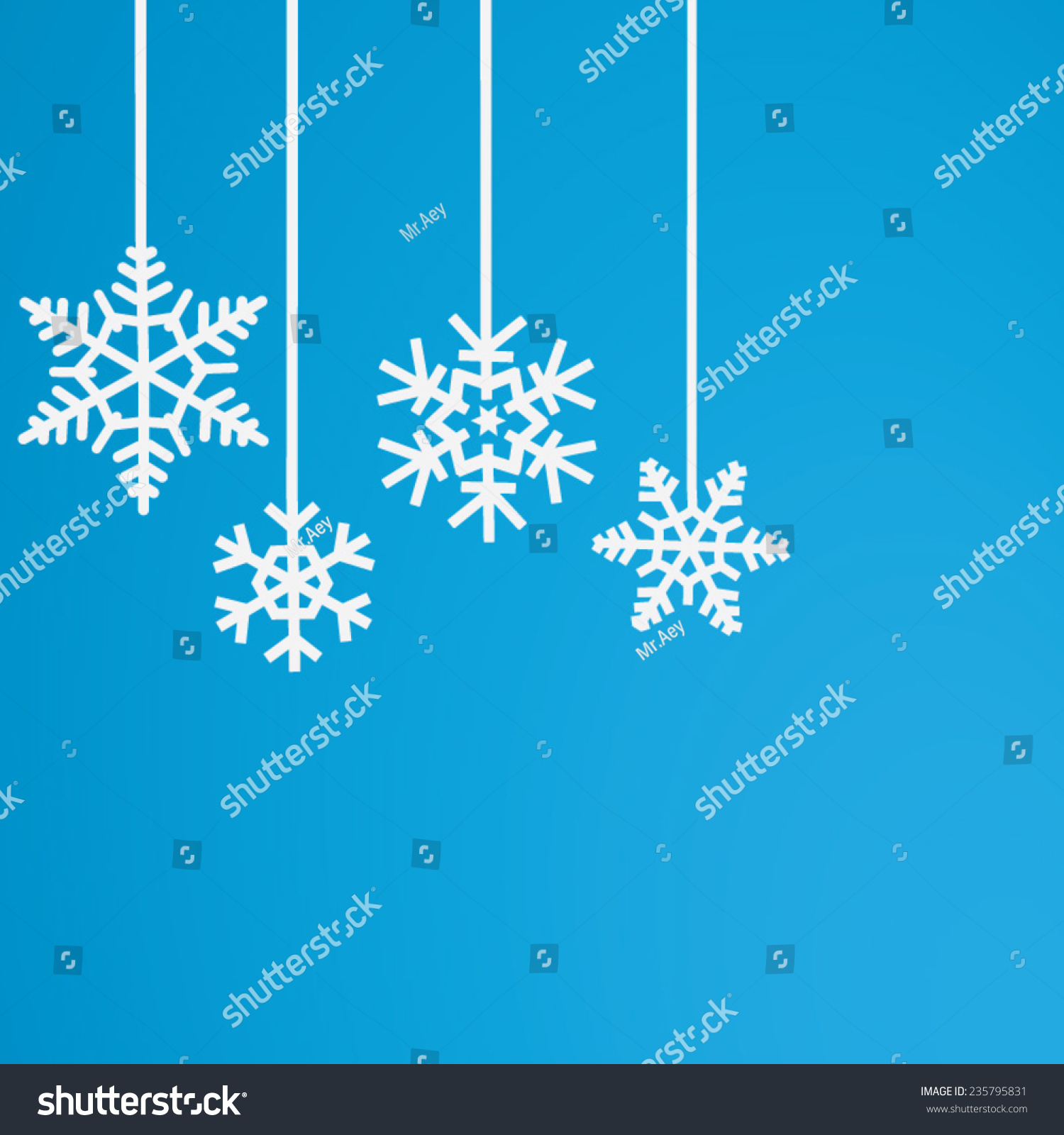 Snow Card Design Vector Illustration Stock Vector (Royalty Free ...