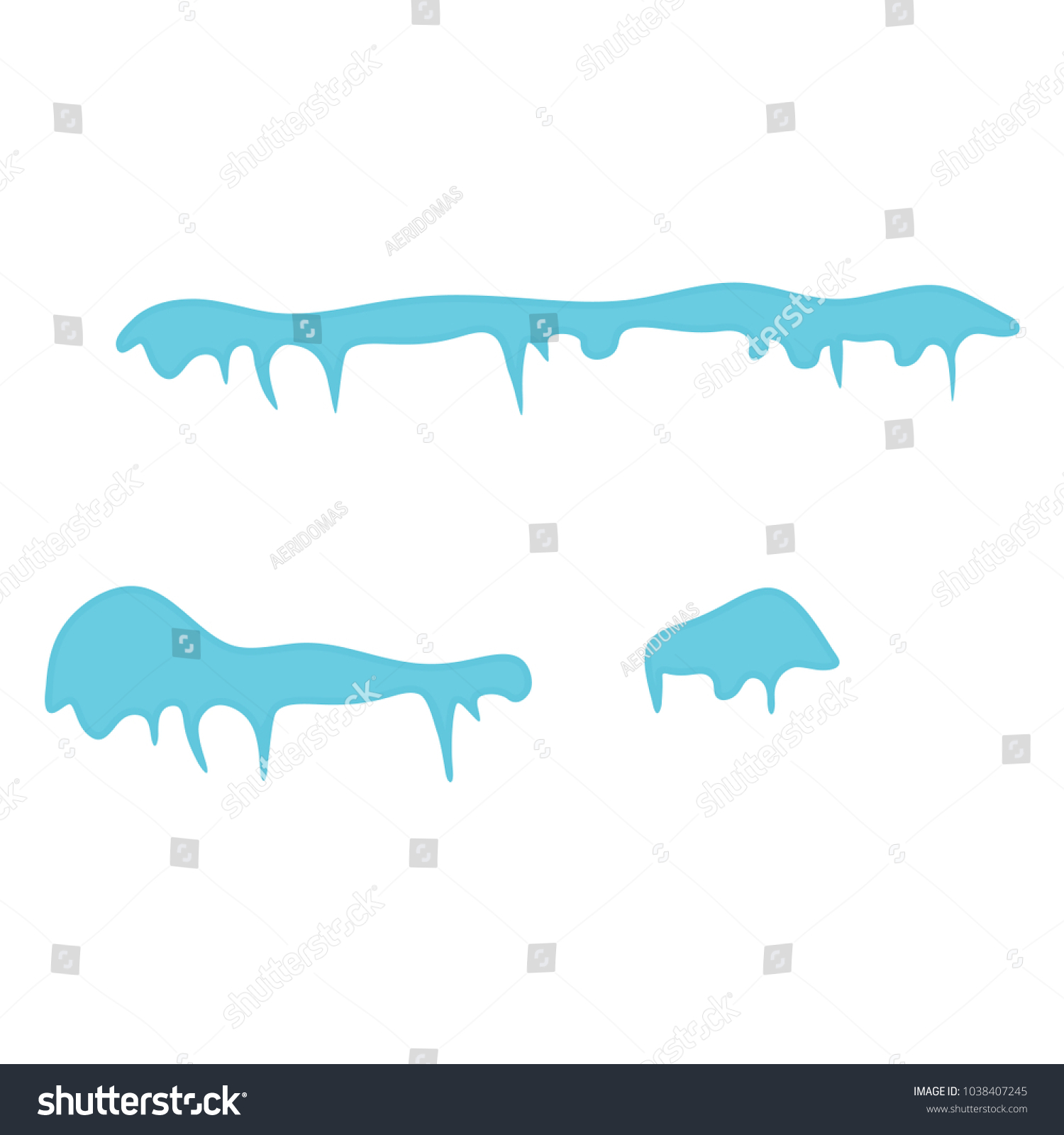 Snow Sketch Vector: vector de stock (libre de regalías) 1038407245