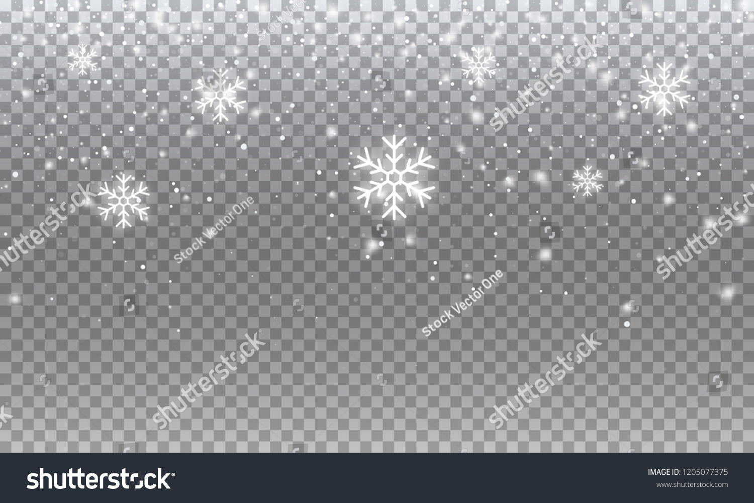 Snow Vector Transparent Realistic Snow Background: เวกเตอร์สต็อก (ปลอด ...