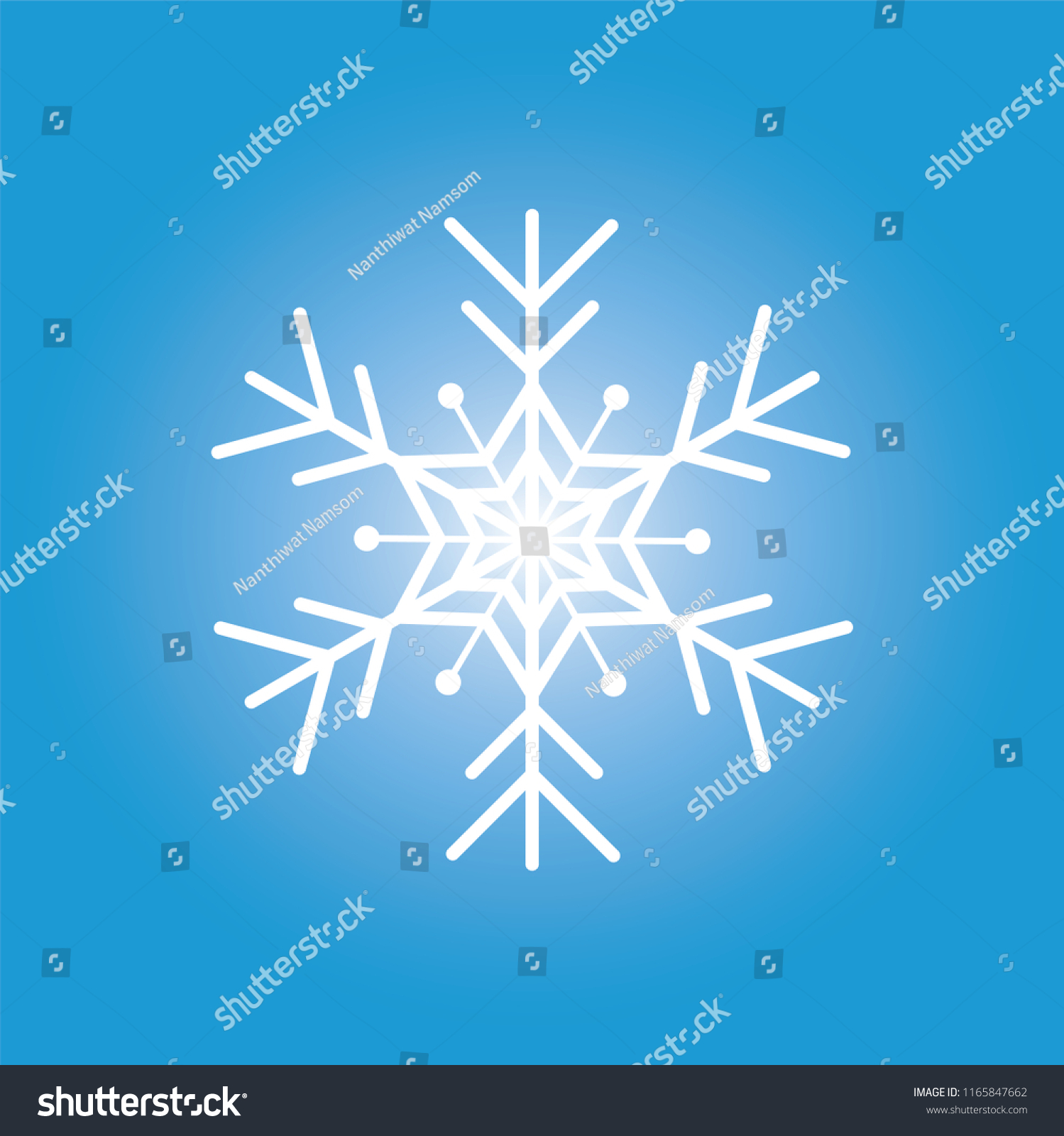 Snow White Background Blue Vector Illustrator Stock Vector (Royalty ...