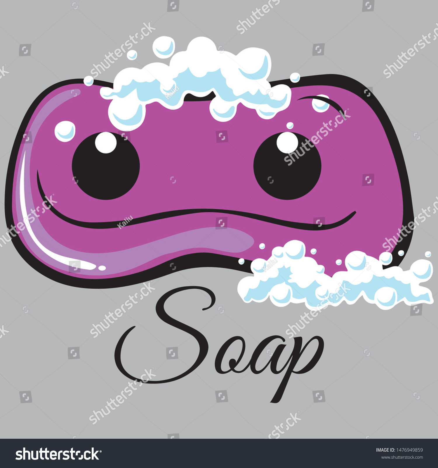 Soap Cartoon Illustration Bubbles Vector Vector Stock Vector (Royalty ...