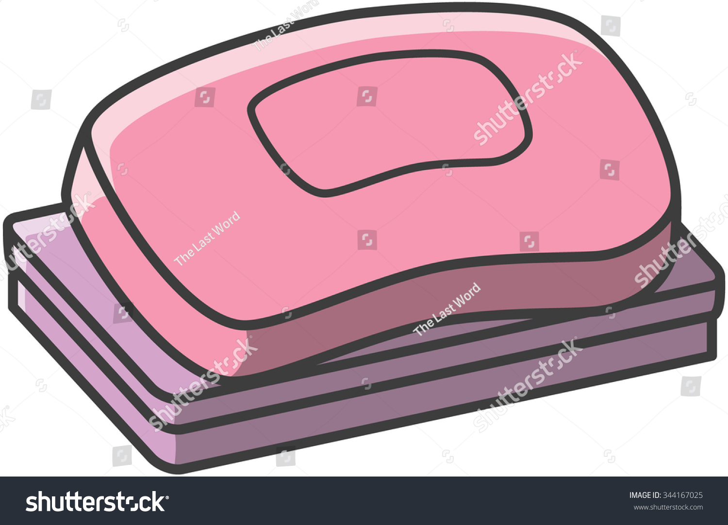 Soap Vector Cartoon Illustration Stock Vector (Royalty Free) 344167025