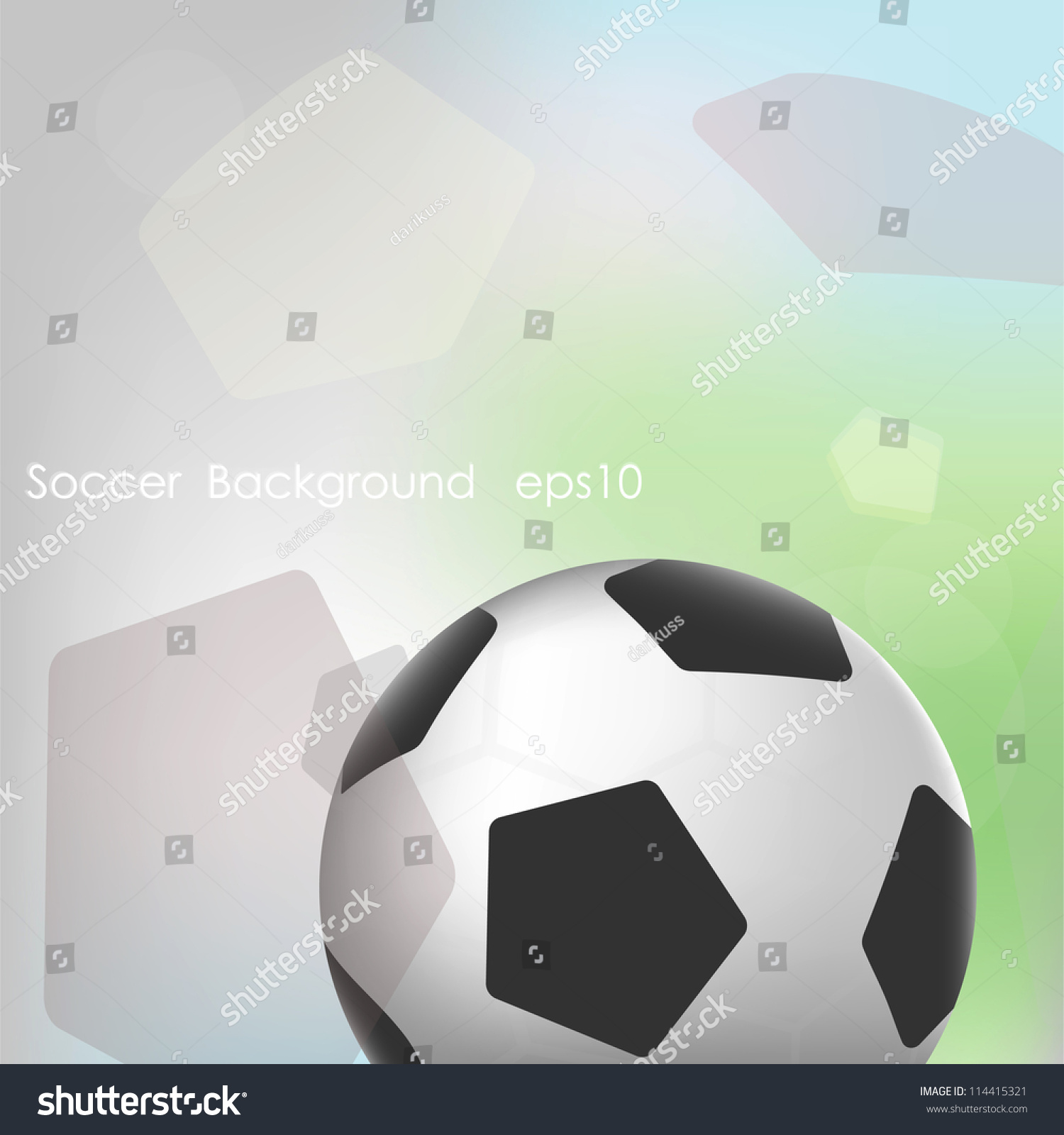Soccer Ball 10 Eps Vector Illustration Stock Vector (Royalty Free ...