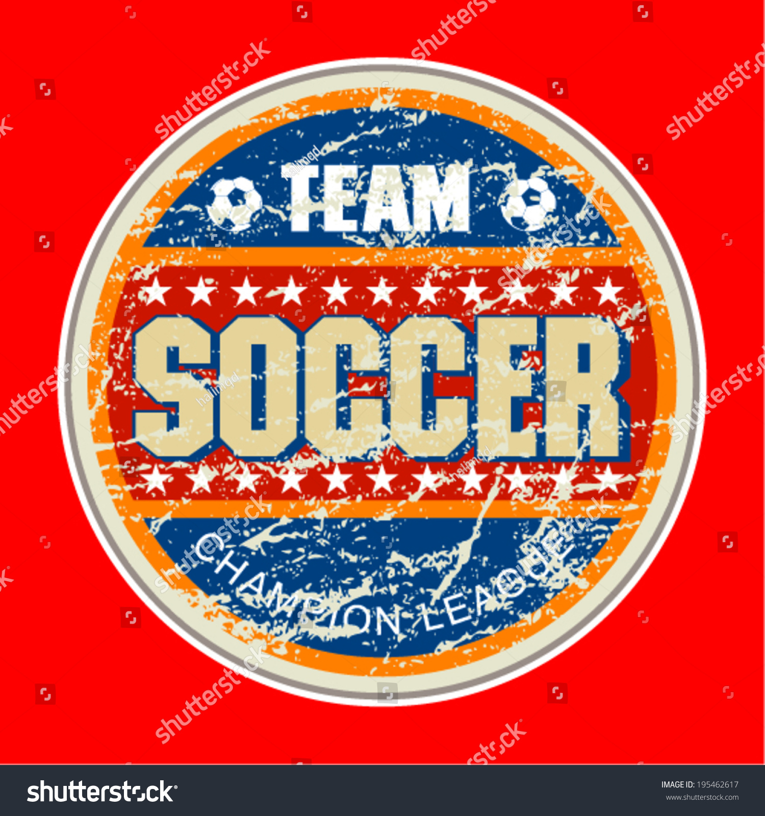 Soccer Ball Vector Design Stock Vector (Royalty Free) 195462617