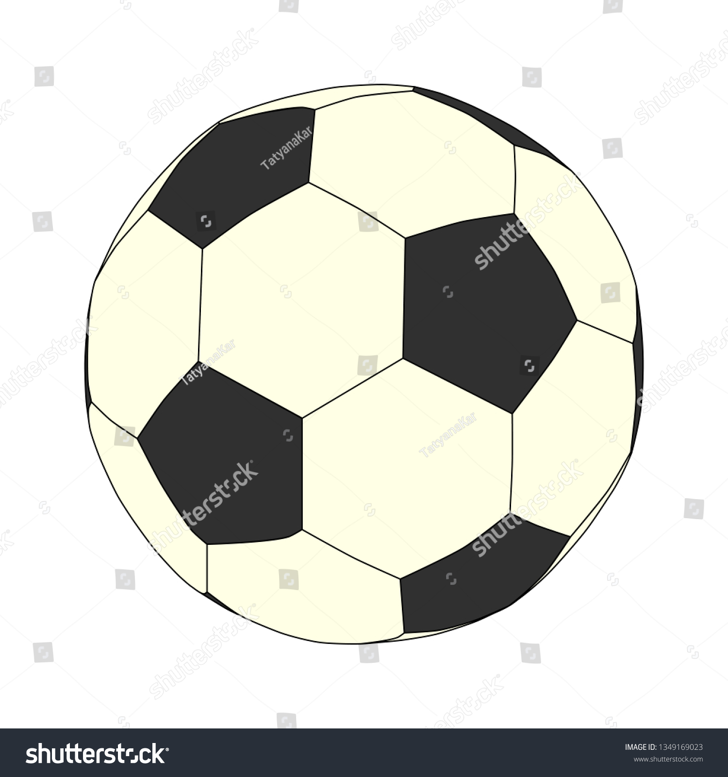 Soccer Ball Without Background: เวกเตอร์สต็อก (ปลอดค่าลิขสิทธิ์ ...