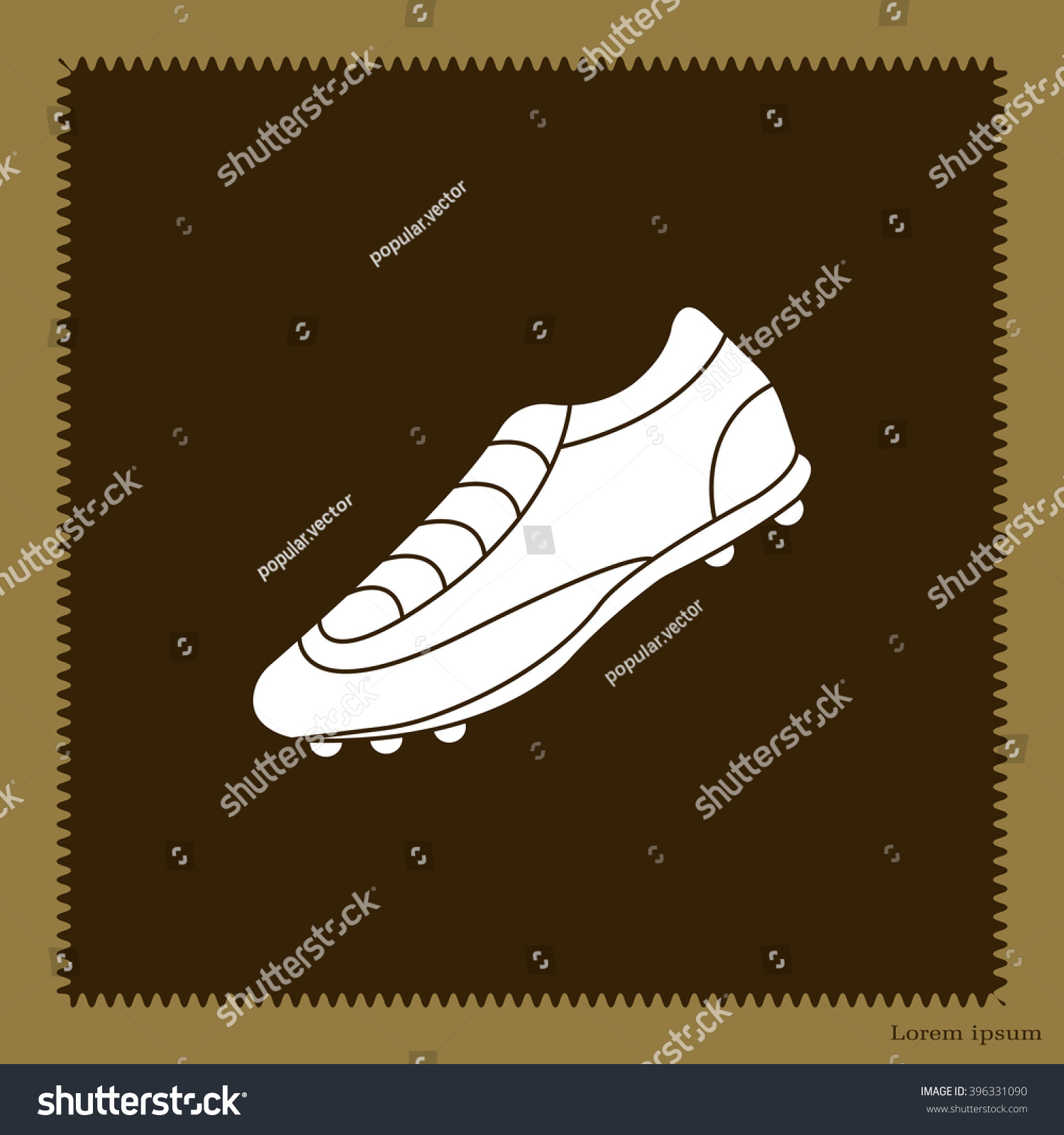 Soccer Boots Label Vector Illustration Stock Vector (Royalty Free ...