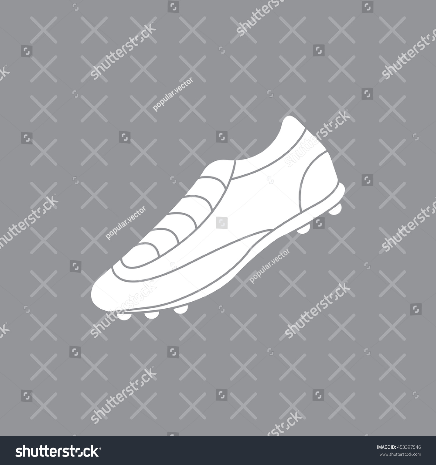 Soccer Boots Label Vector Illustration Stock Vector (Royalty Free ...