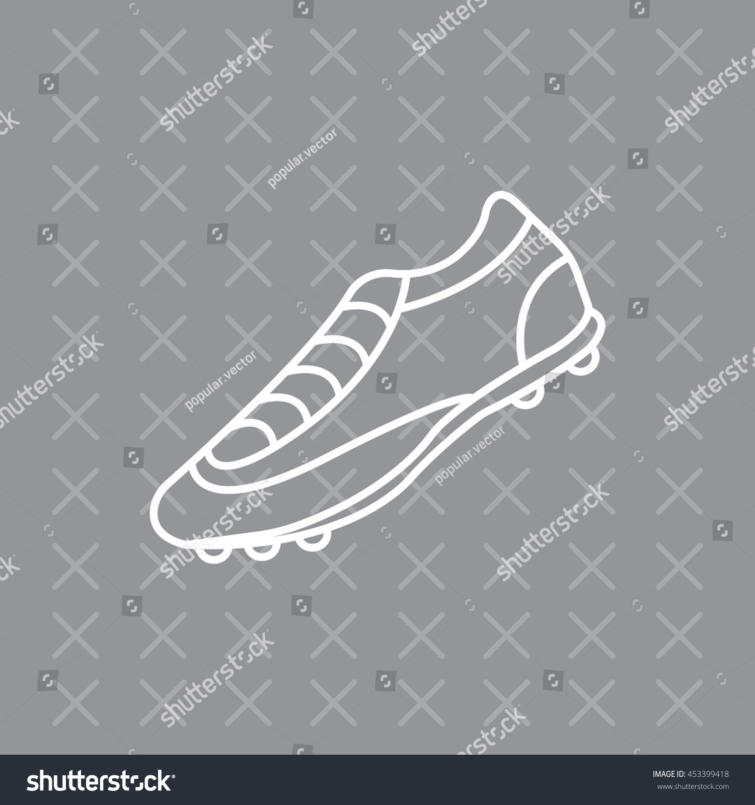 Soccer Boots Label Vector Illustration Stock Vector (Royalty Free ...