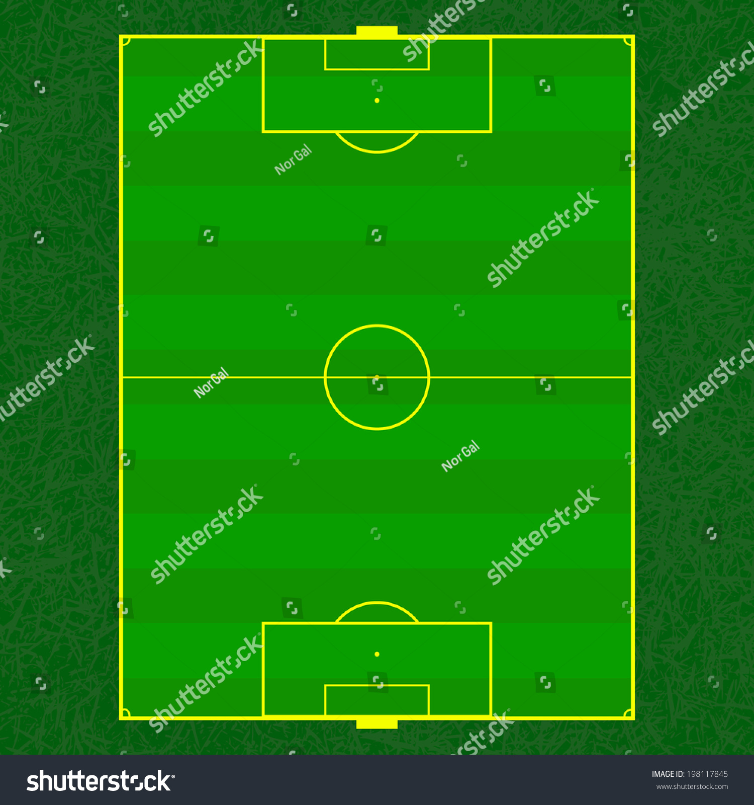 Soccer Field Background Vector Graphic 스톡 벡터(로열티 프리) 198117845 ...