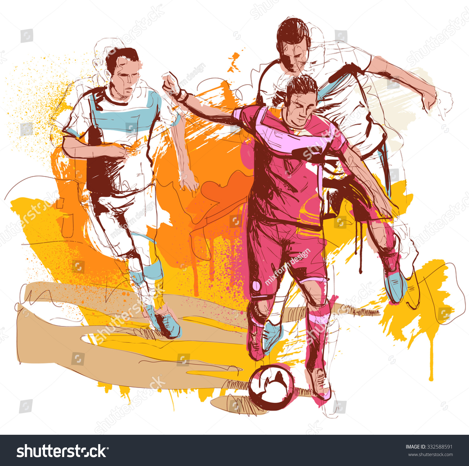 Soccer Game Stock Vector (Royalty Free) 332588591 | Shutterstock