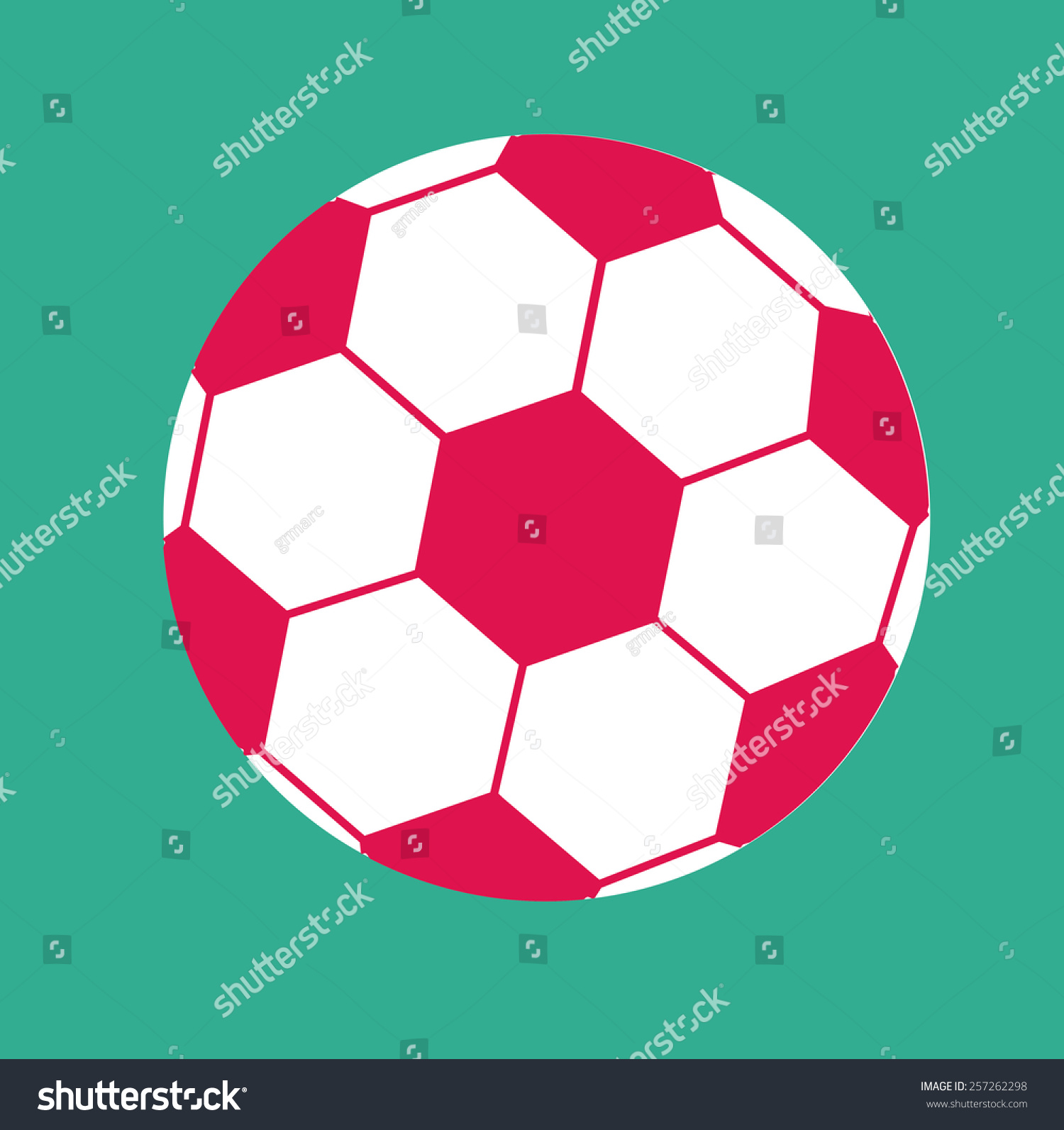 Soccer Game Vector Illustration Stock Vector (Royalty Free) 257262298 ...