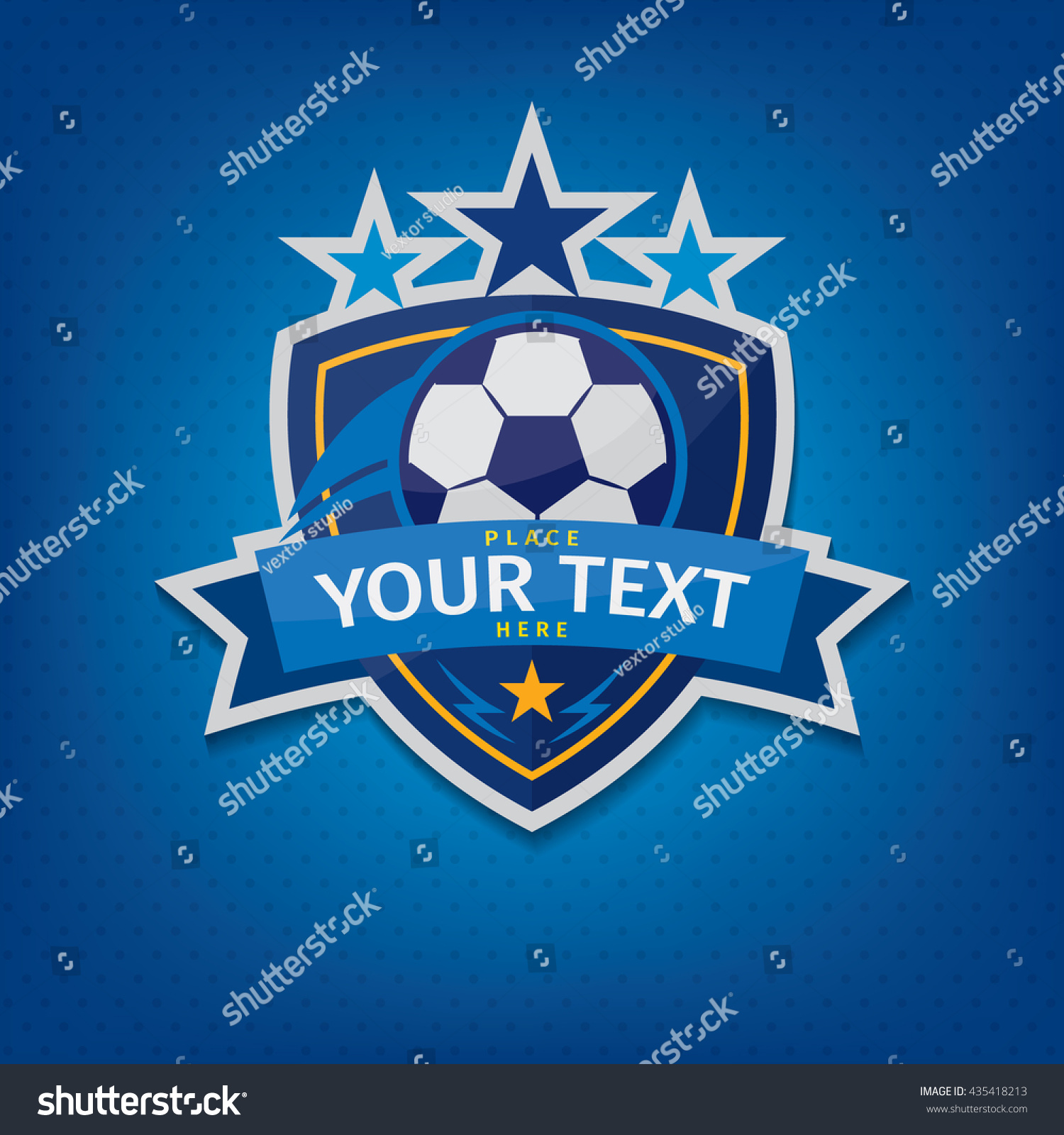 Soccer Logo Designvector Illustration: vetor stock (livre de direitos ...