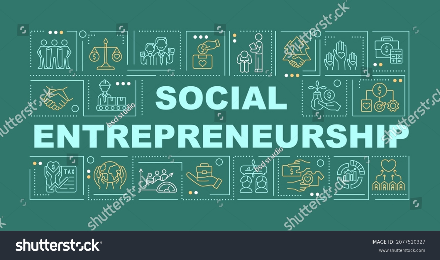 Social Entrepreneurship Features Word Concepts Banner Stock Vector ... Social Entrepreneurship Features Word Concepts Banner Stock Vector ...