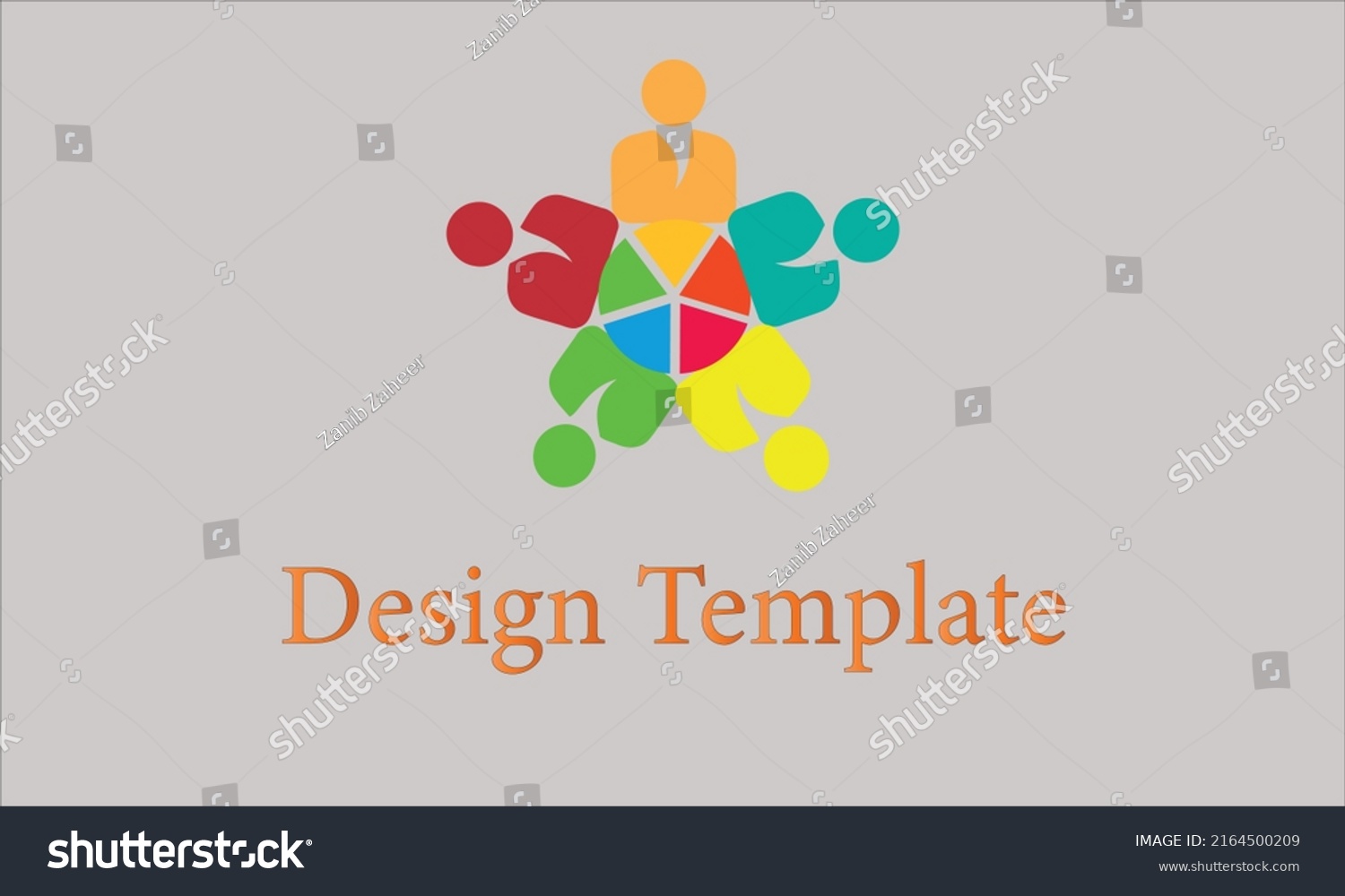 Social Icon Vector Monogram Logo Template Stock Vector (Royalty Free ...