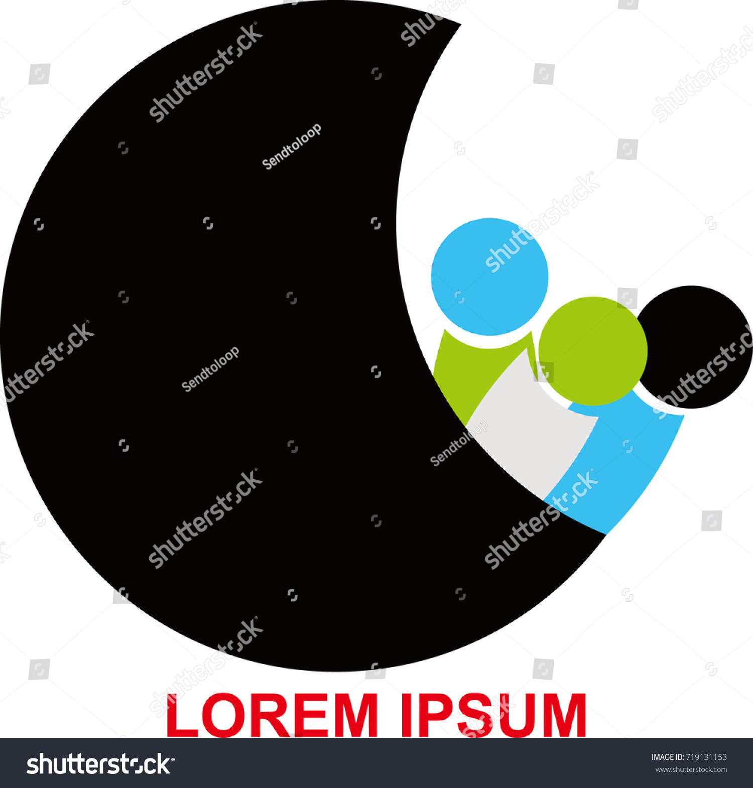 Social Logo Vector Template Design Stock Vector (Royalty Free ...