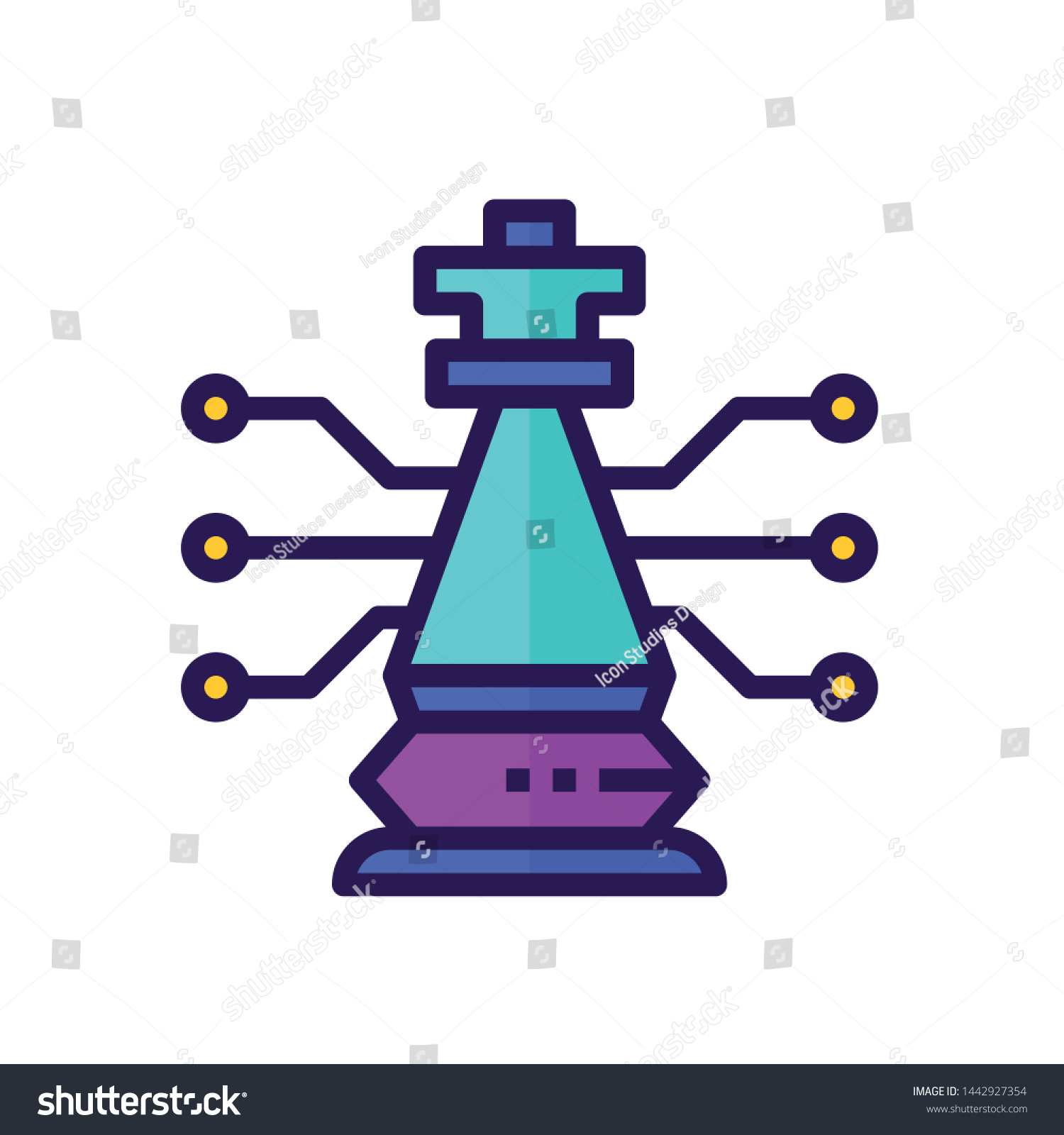 Social Media Network Icons Stock Vector (Royalty Free) 1442927354 ...