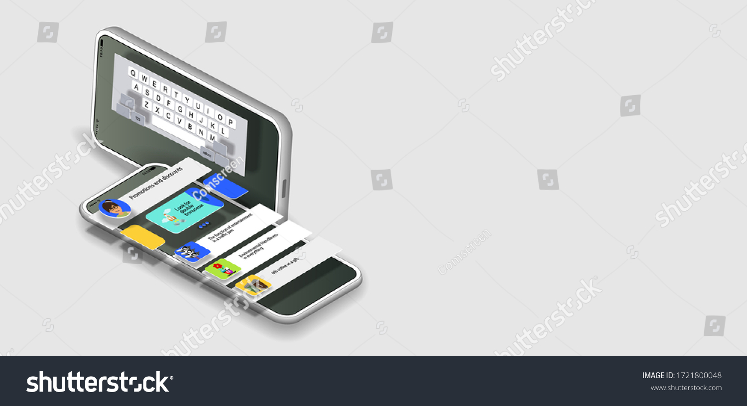 Social Mobile Application Interface Numeric Keypad Stock Vector ...