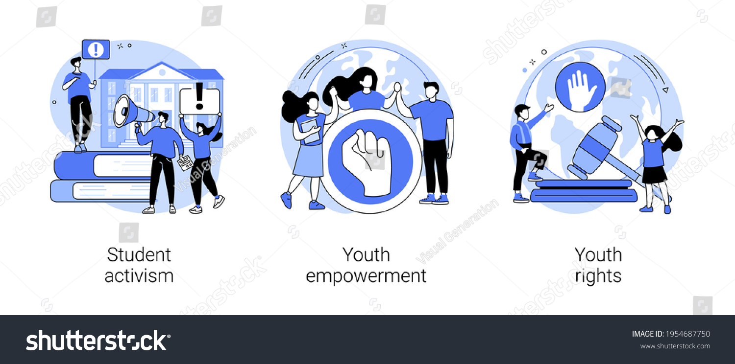 Social Movement Abstract Concept Vector Illustrations Stock Vector ...